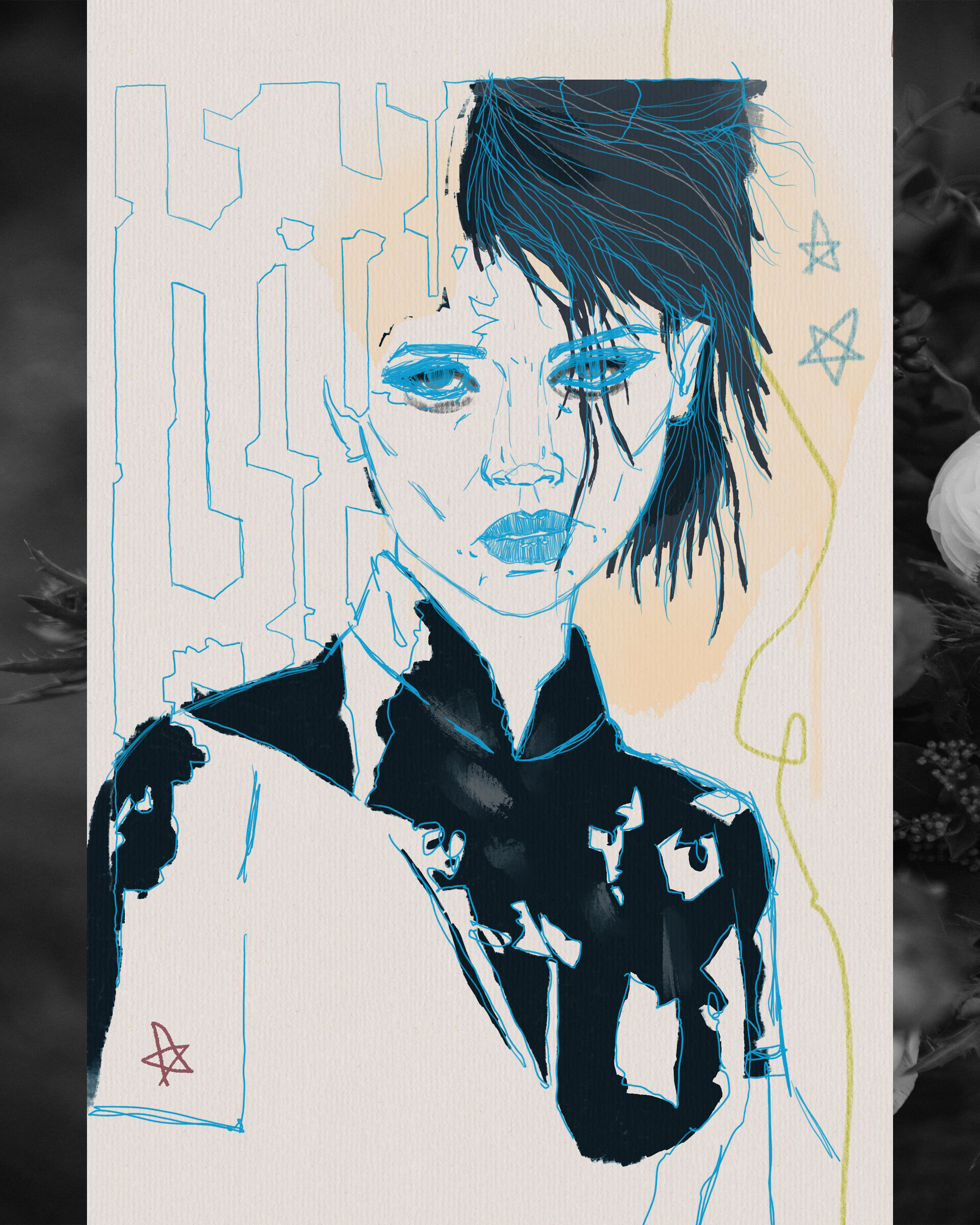 Brit Hansen - Attitude Person with Pattern and Abstraction