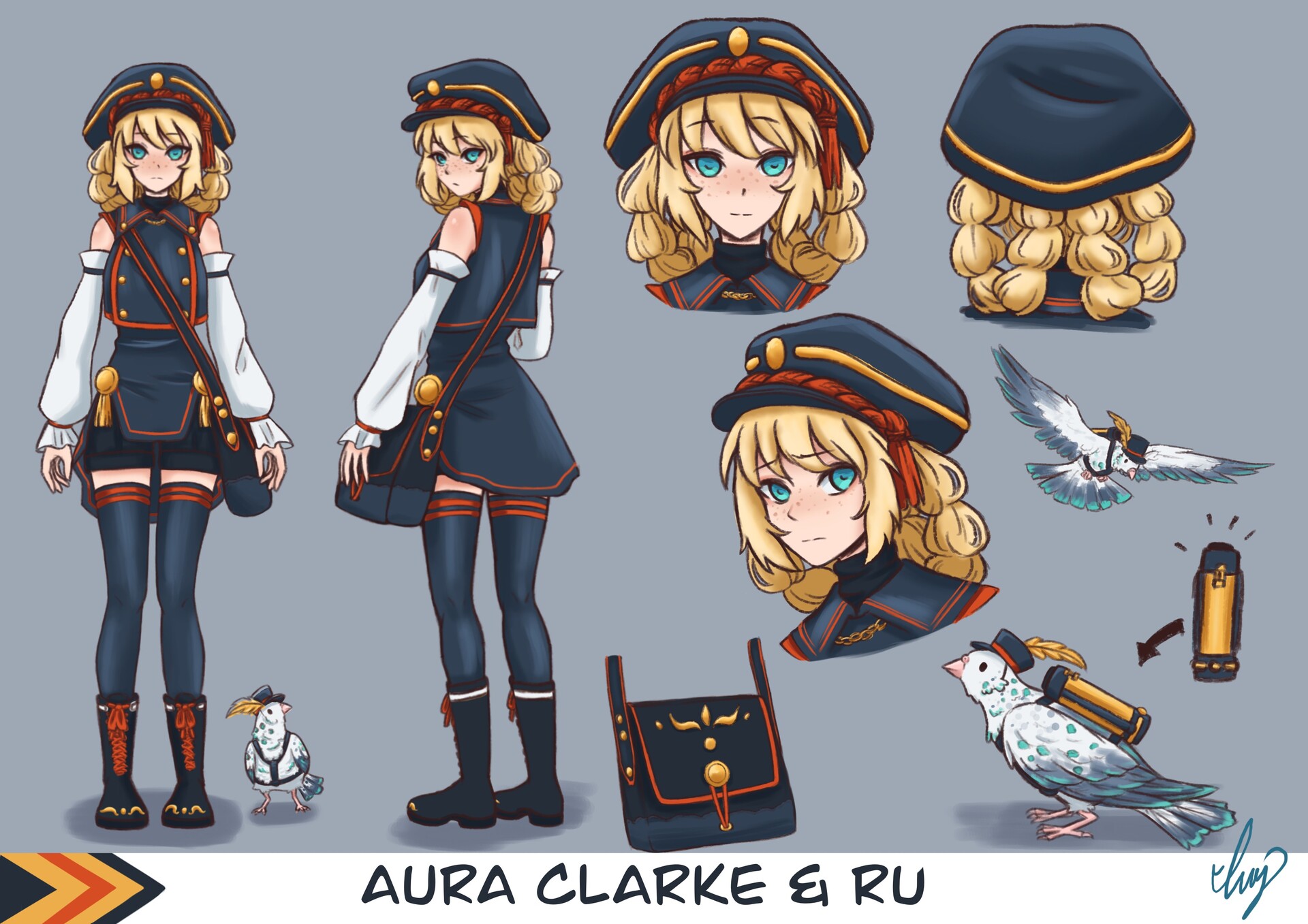 ArtStation - Character Design (Royal Messenger)