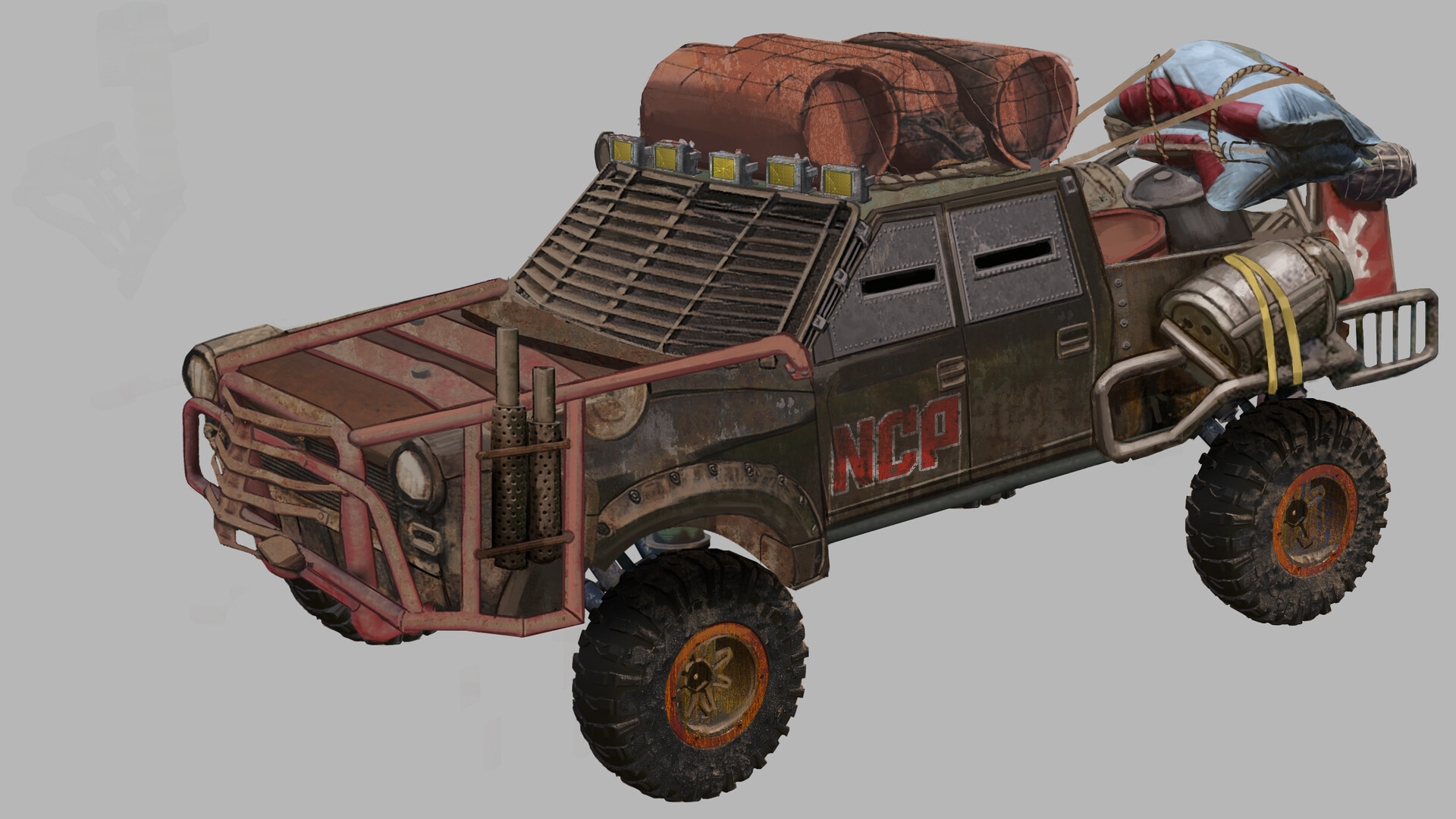 ArtStation - Post-Apocalyptic Vehicle