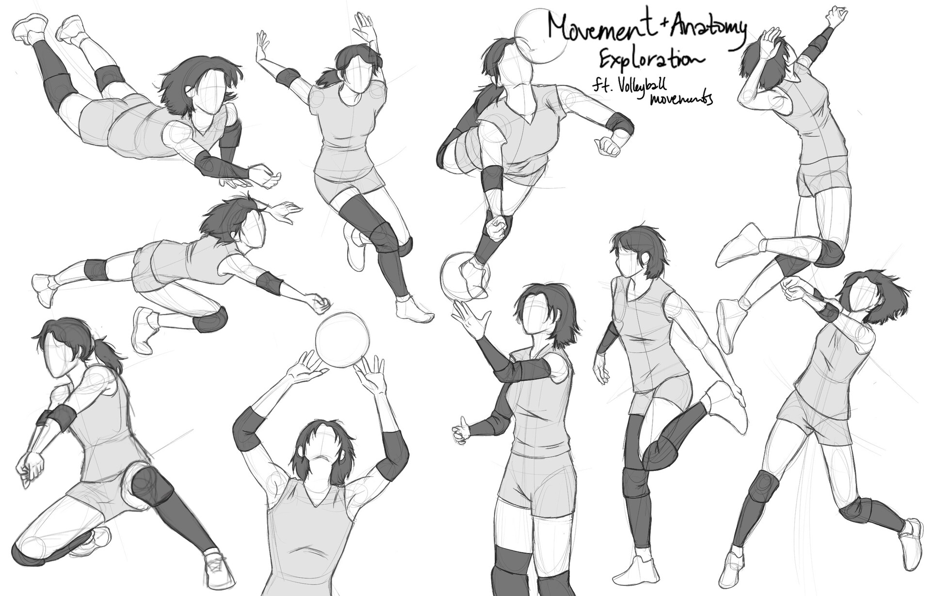 ArtStation - Movement exploration and practice