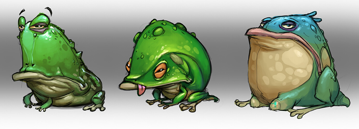 Danny Beck - Concept Art - Game Project (stylized sci-fantasy)