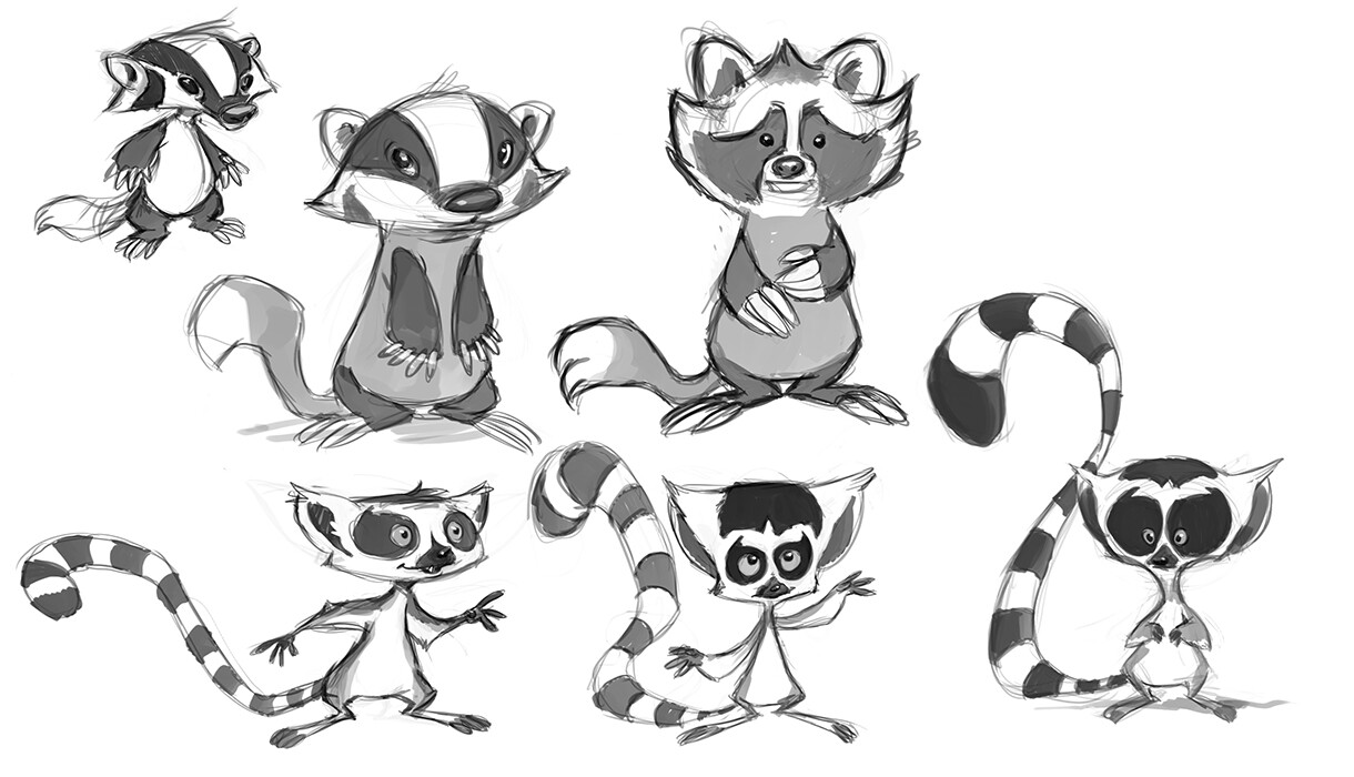 Danny Beck - Concept Art - Game Project (stylized sci-fantasy)