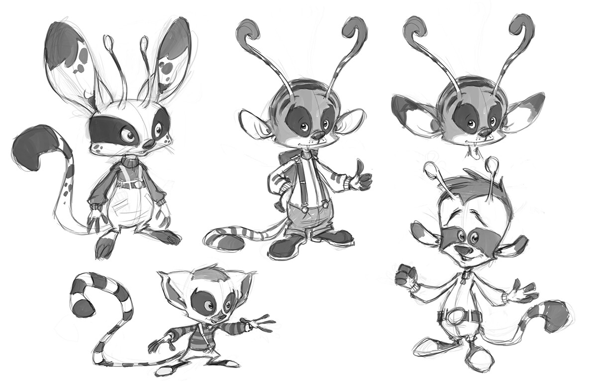 Danny Beck - Concept Art - Game Project (stylized sci-fantasy)