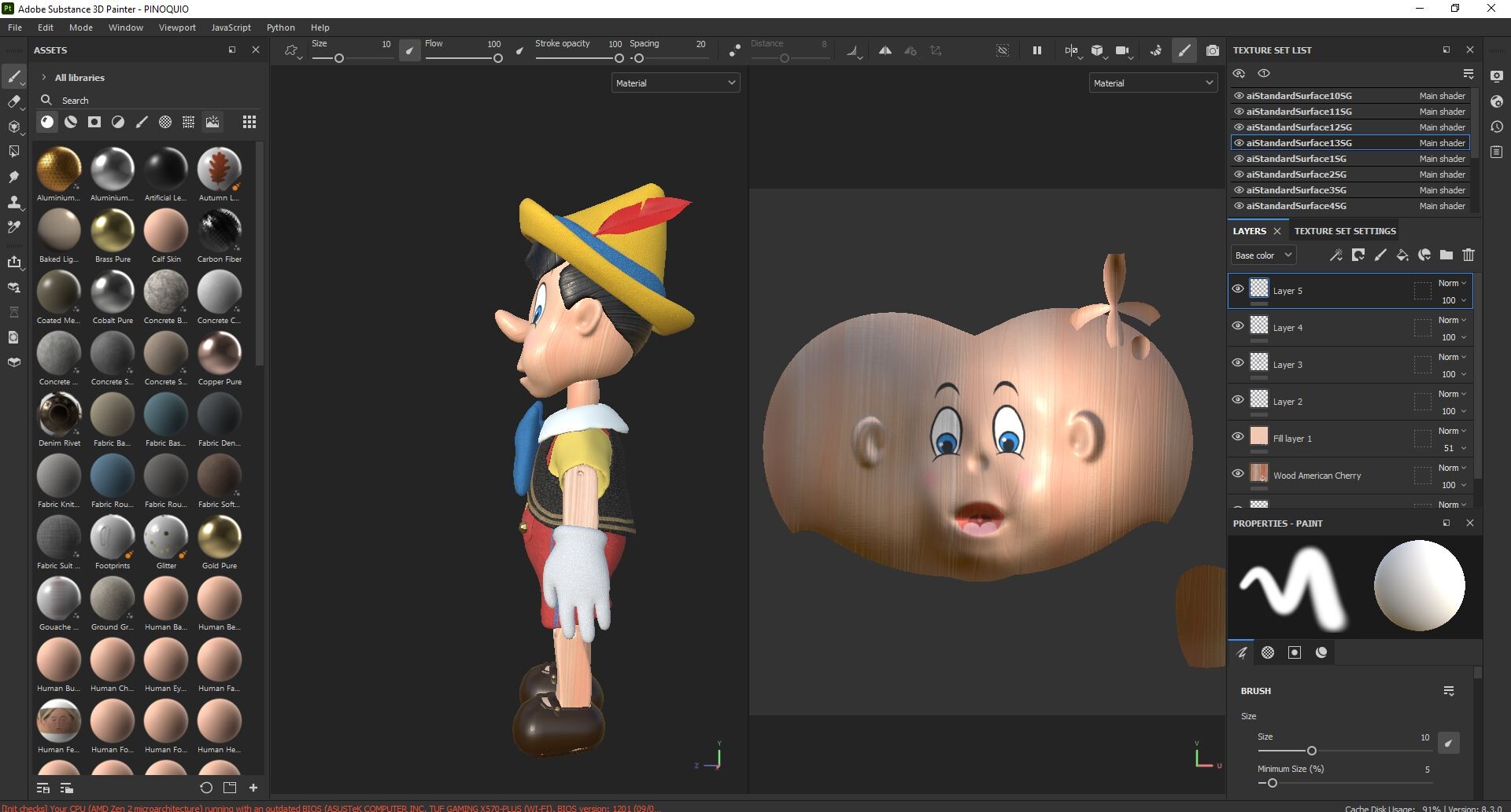 ArtStation - pinocchio CG