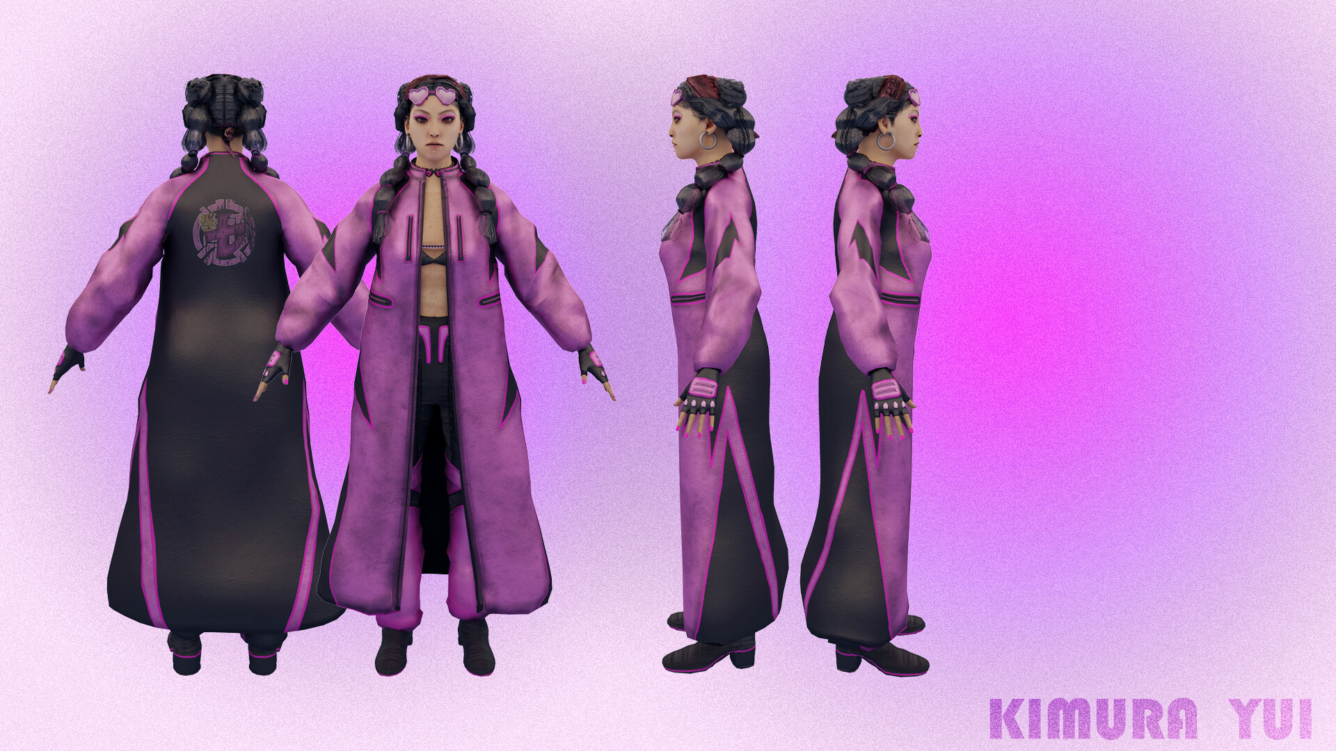 Artstation Yui Kimura Skin Concept