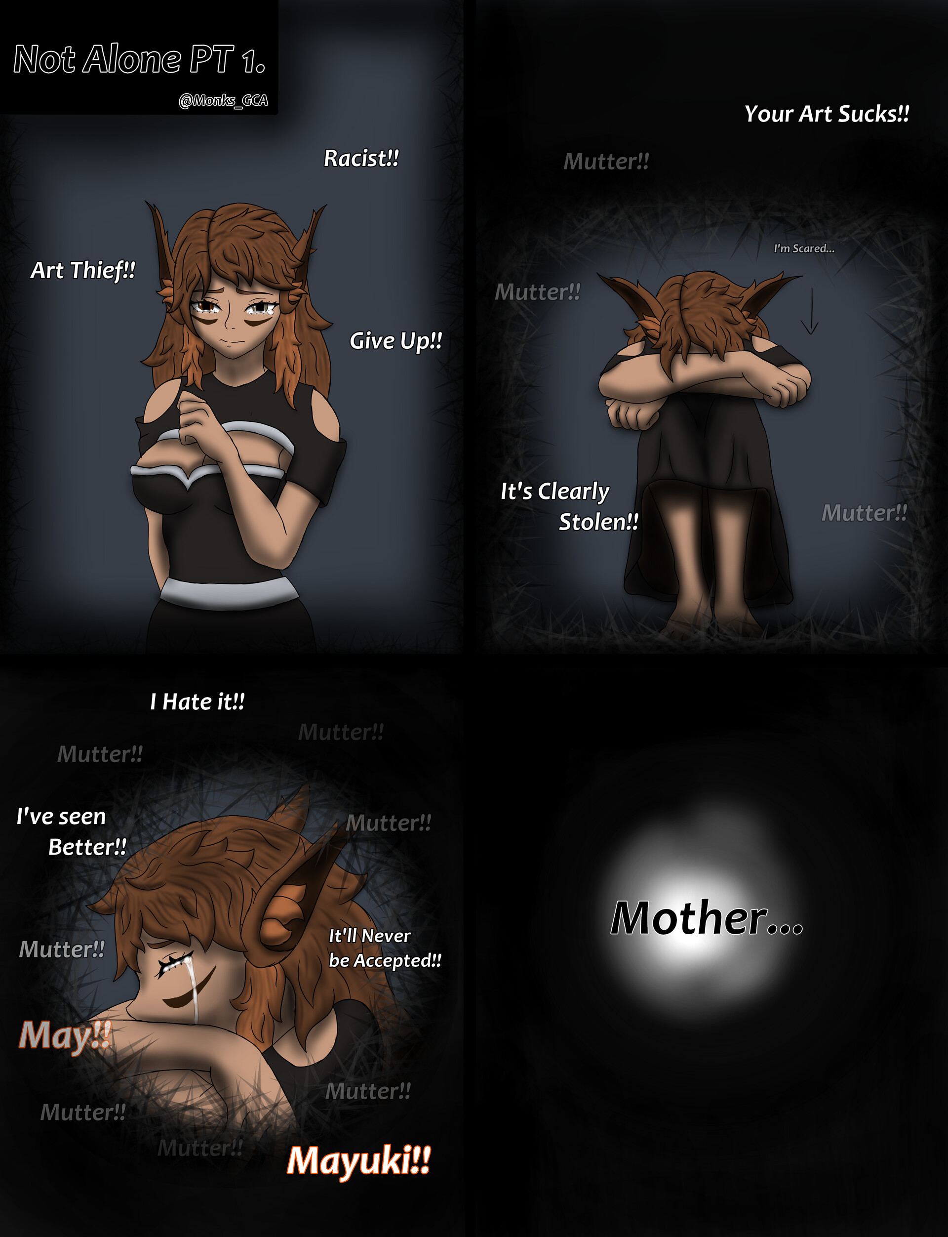 ArtStation - Remastered "Not Alone" Comic