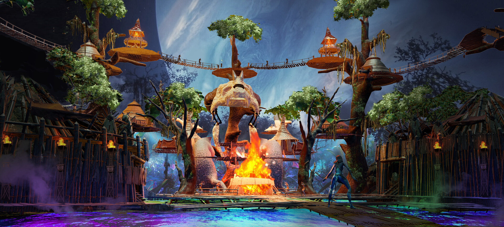 Ervin Tan - Avatar tribe environment design fanart remake