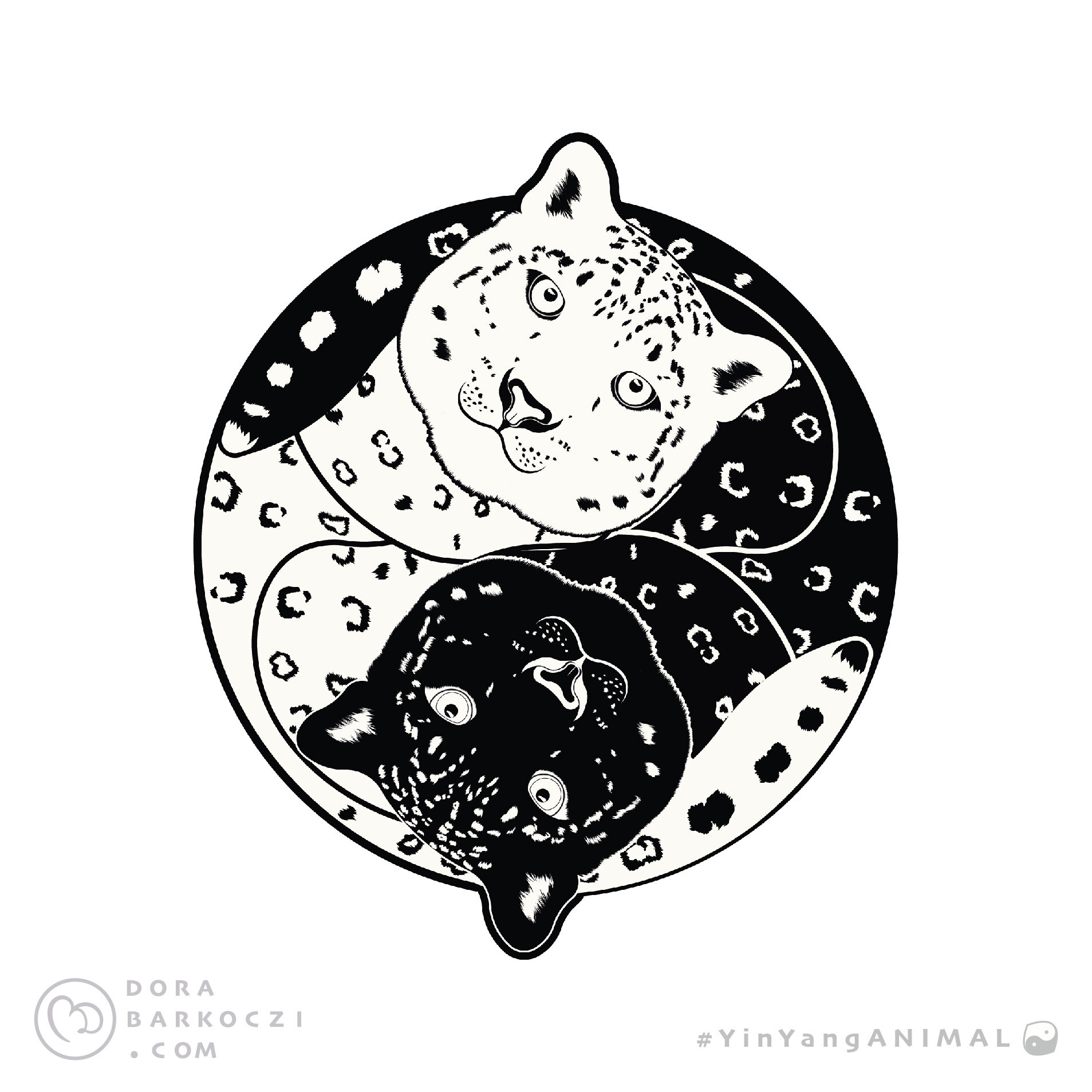 ArtStation - #YinYangANIMAL no. 3: SNOW LEOPARD