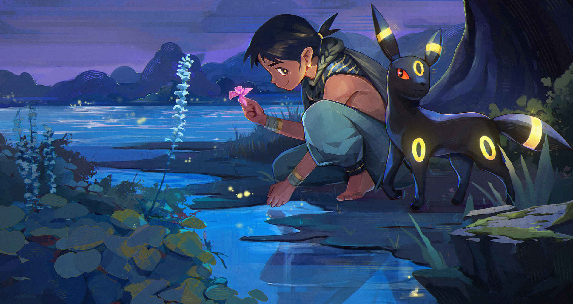 ArtStation - pokemon 练习 -with Umbreon