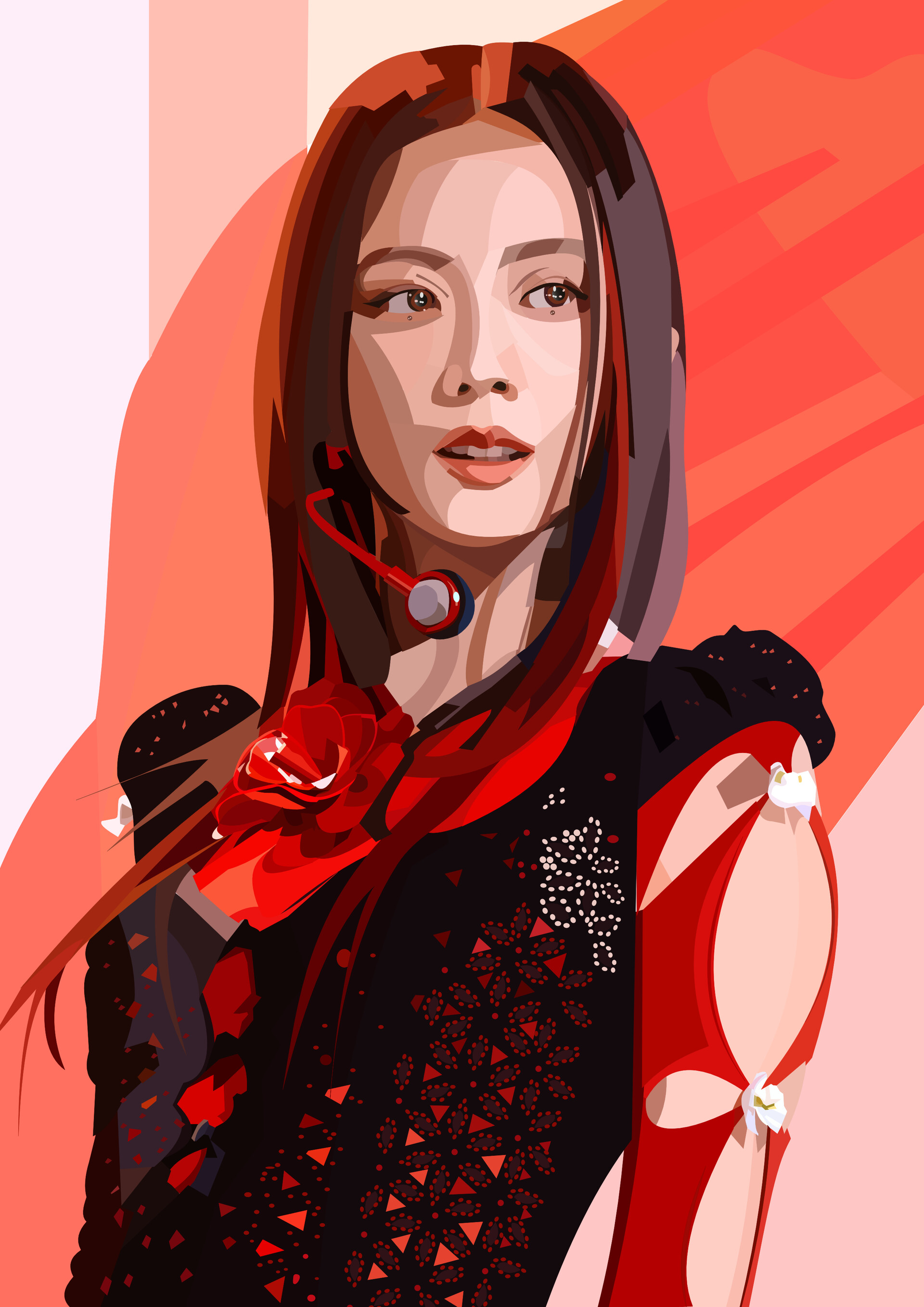 ArtStation - Blackpink Jisoo performing "Flower"