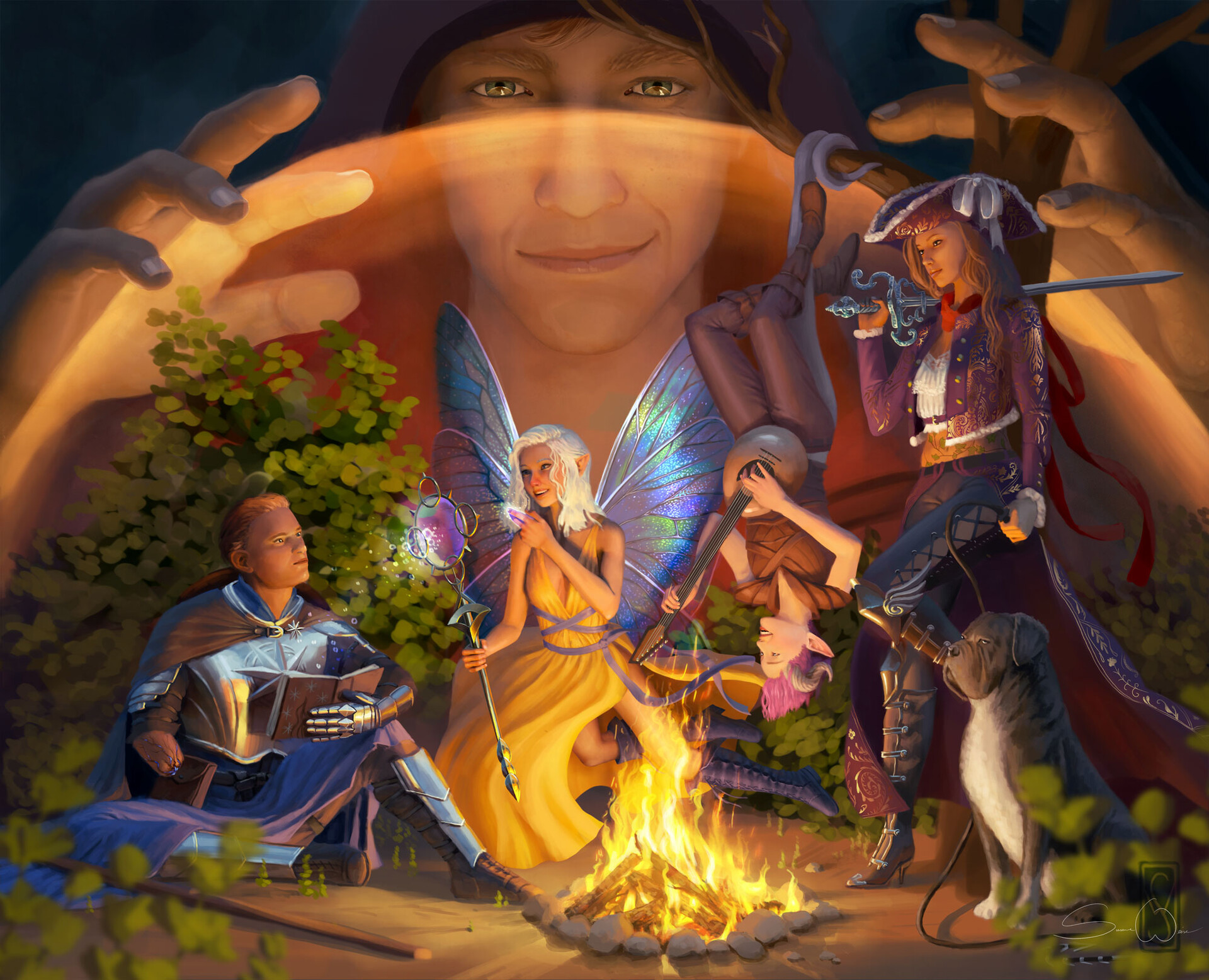 ArtStation - Glass Hearts, a DnD Group Commission