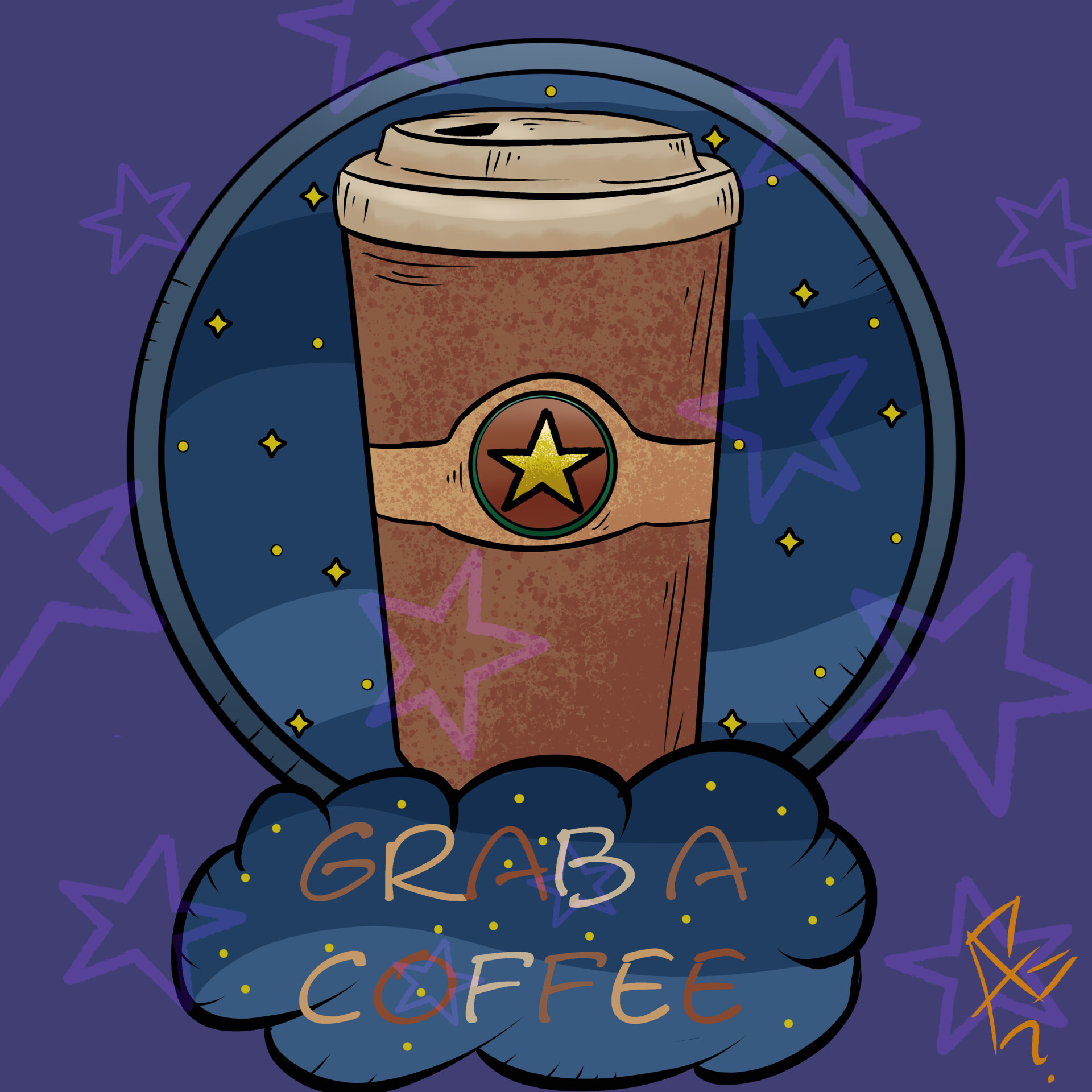 ArtStation - Grab a Coffee