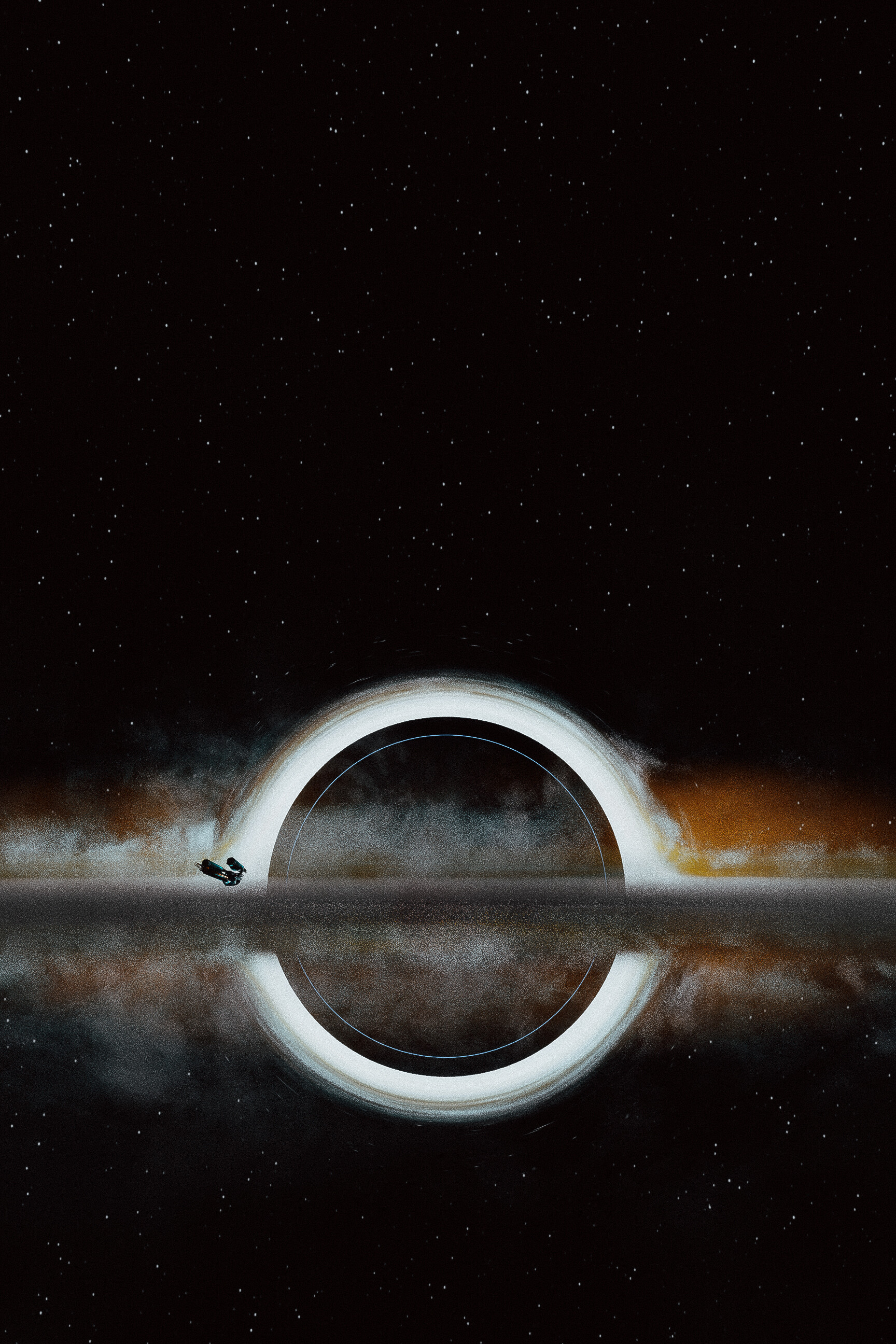 Interstellar Black Hole Poster