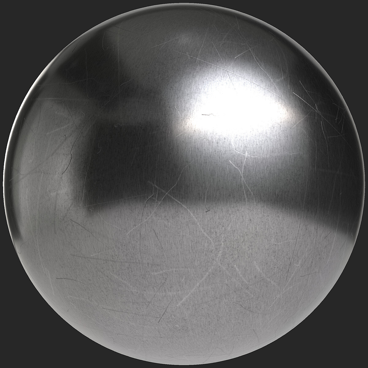 ArtStation - Scratched Aluminium Metal Sheet (FREE PBR Texture)