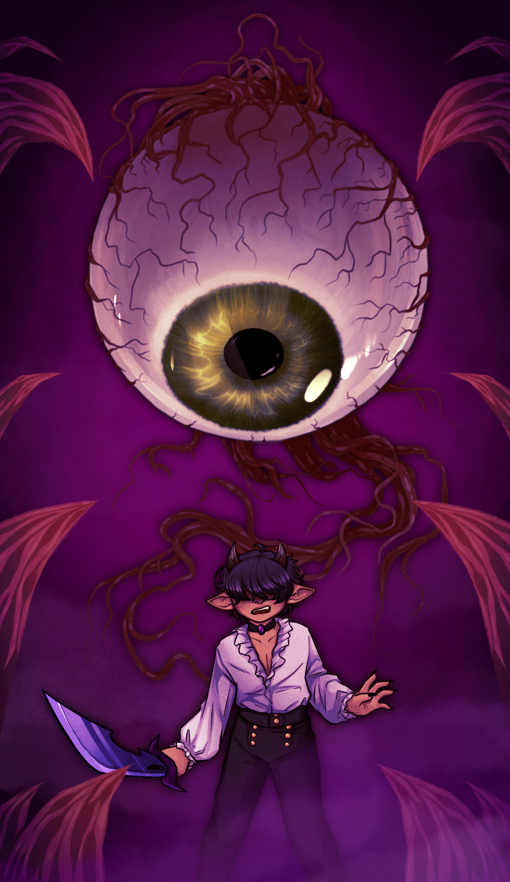 ArtStation - You feel an evil presence watching you...