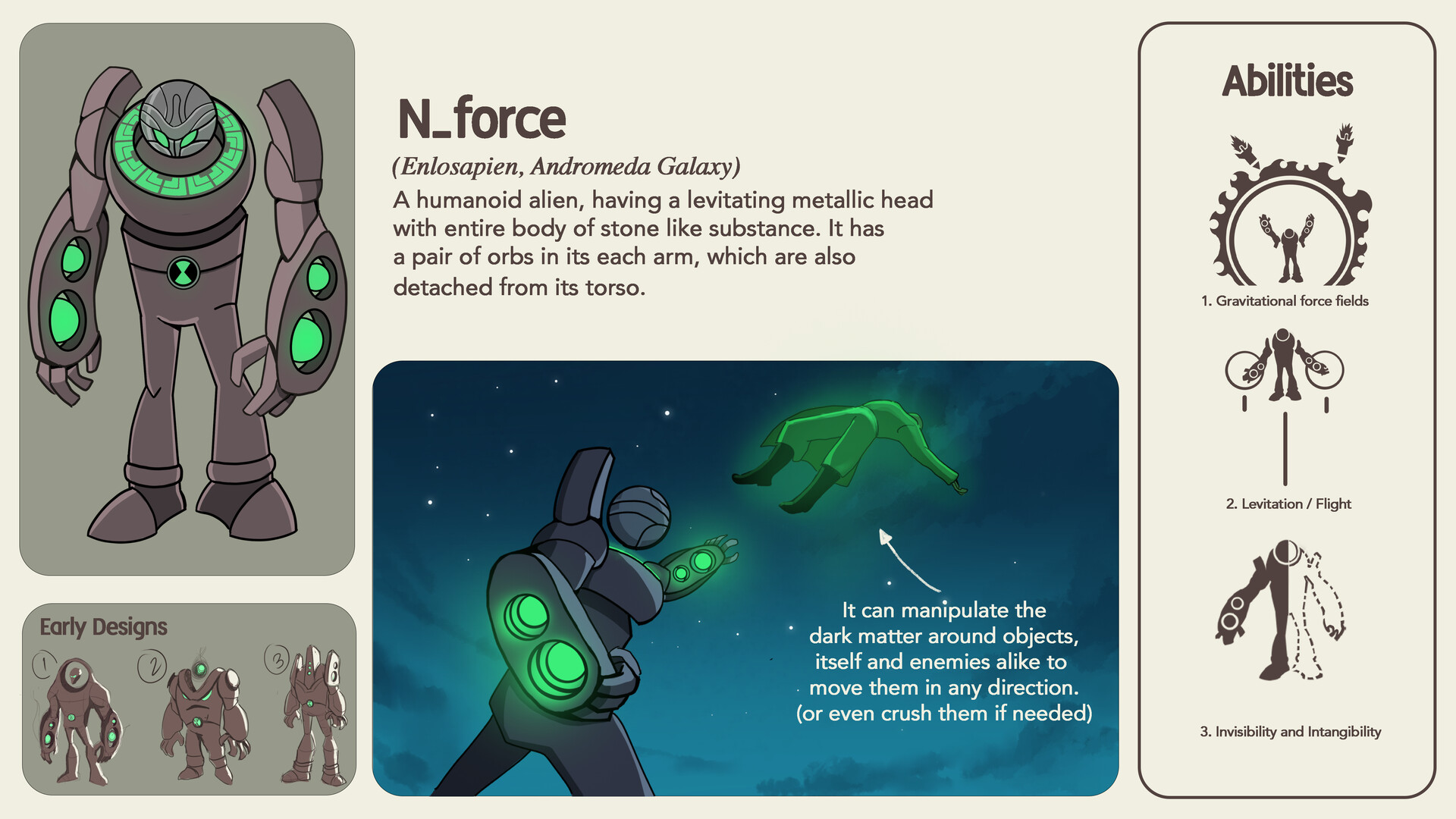 ArtStation - Ben 10 Alien Character Design