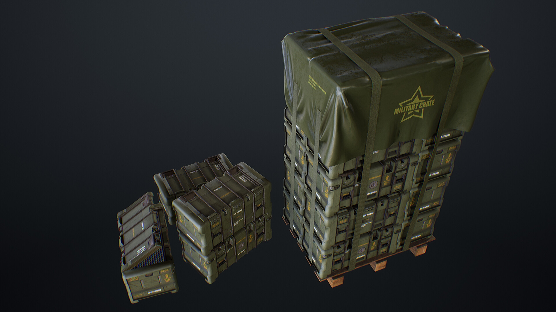 George Notas - Ammunition Military Crate