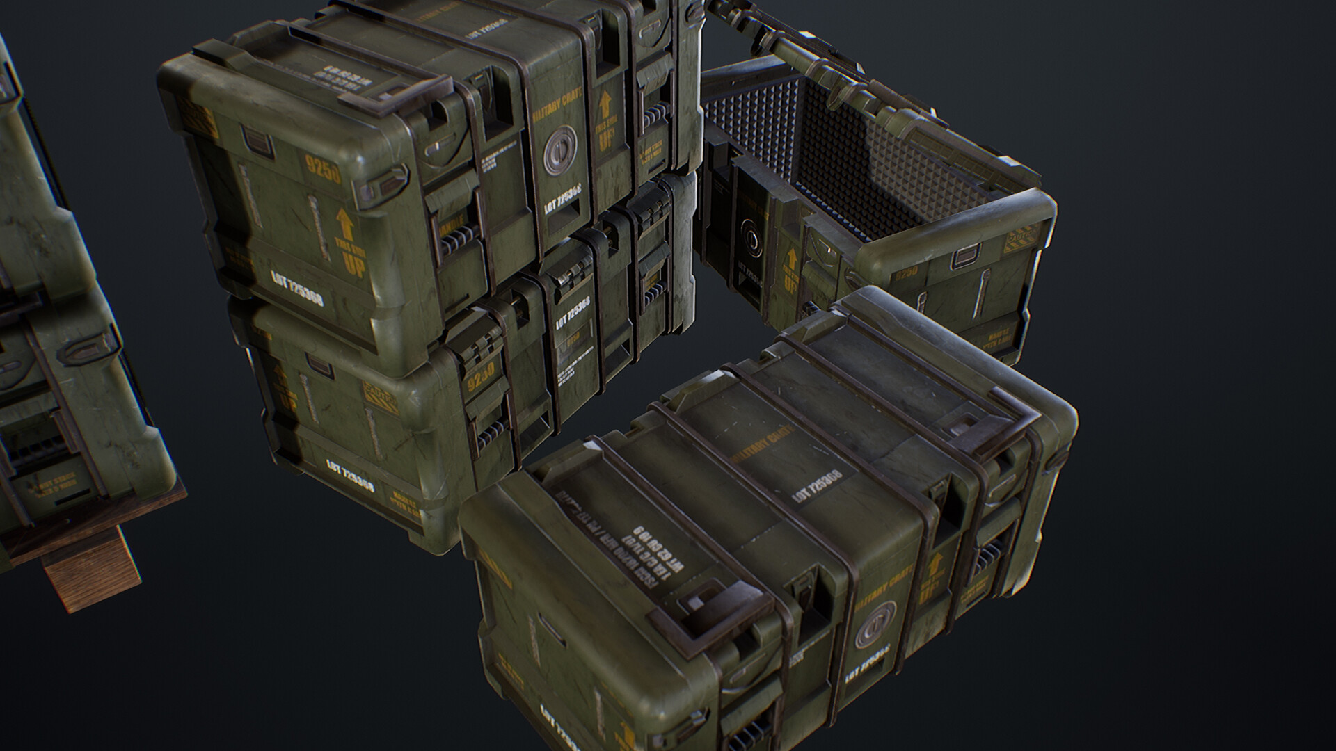 George Notas - Ammunition Military Crate