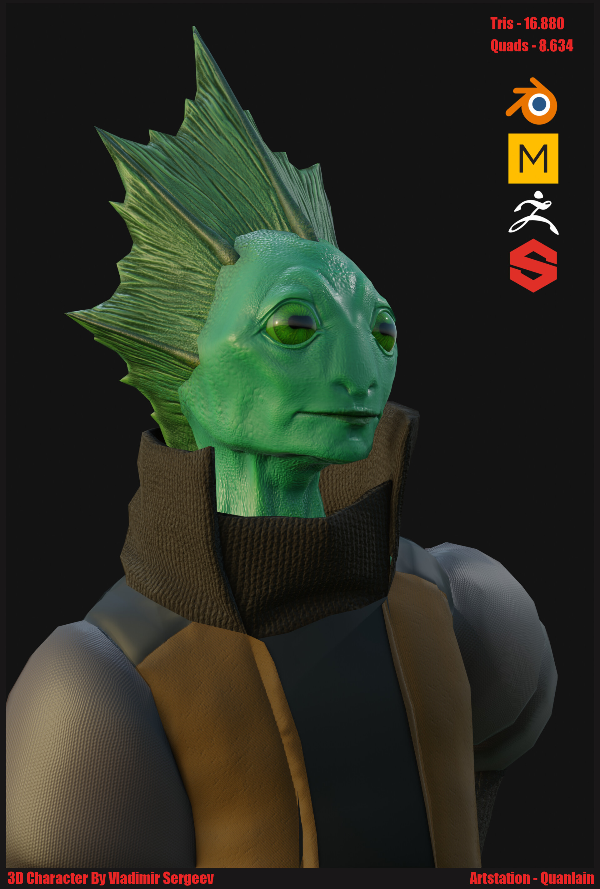 Vladimir Sergeev - 3D Character Project