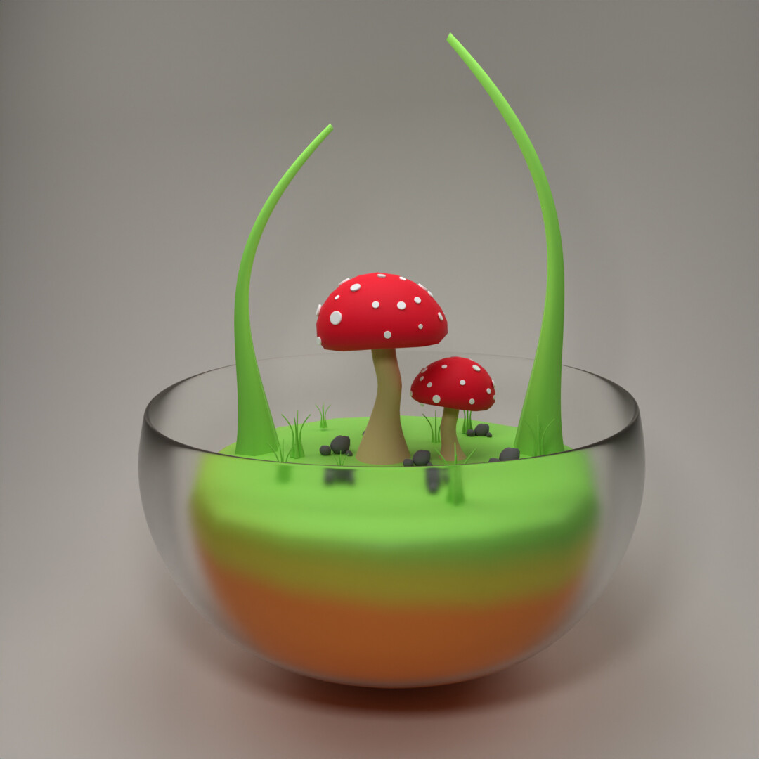 ArtStation - 3D Mushroom