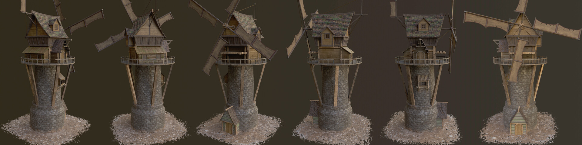 ArtStation - Wind Mill Game Art