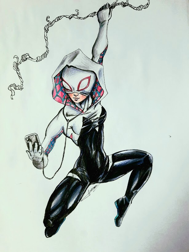 ArtStation - Gwen Stacy - Spider-woman