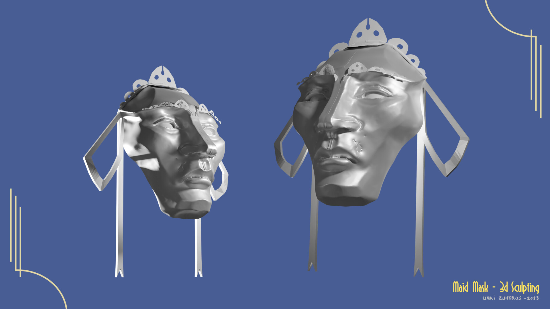 Unai Zuheros - Maid Mask - Prop Design