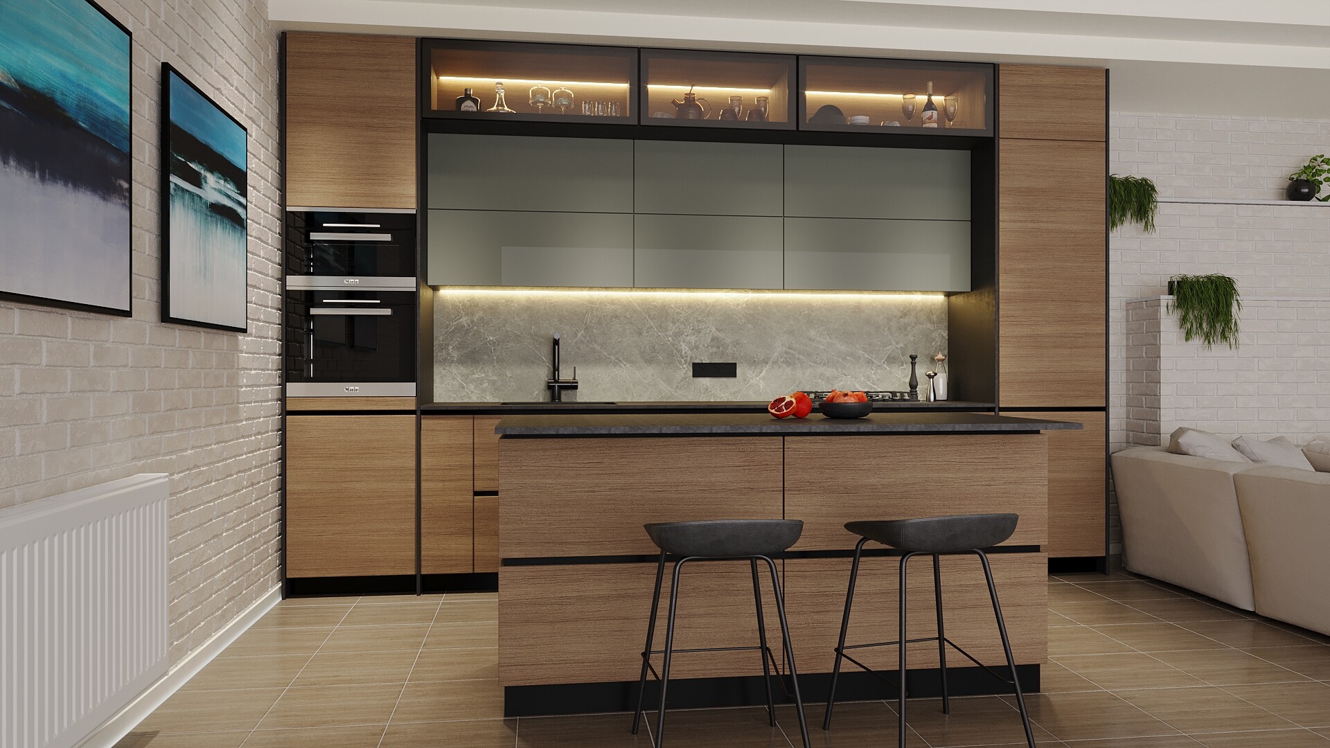 ArtStation - Kitchen Design/3D visualize