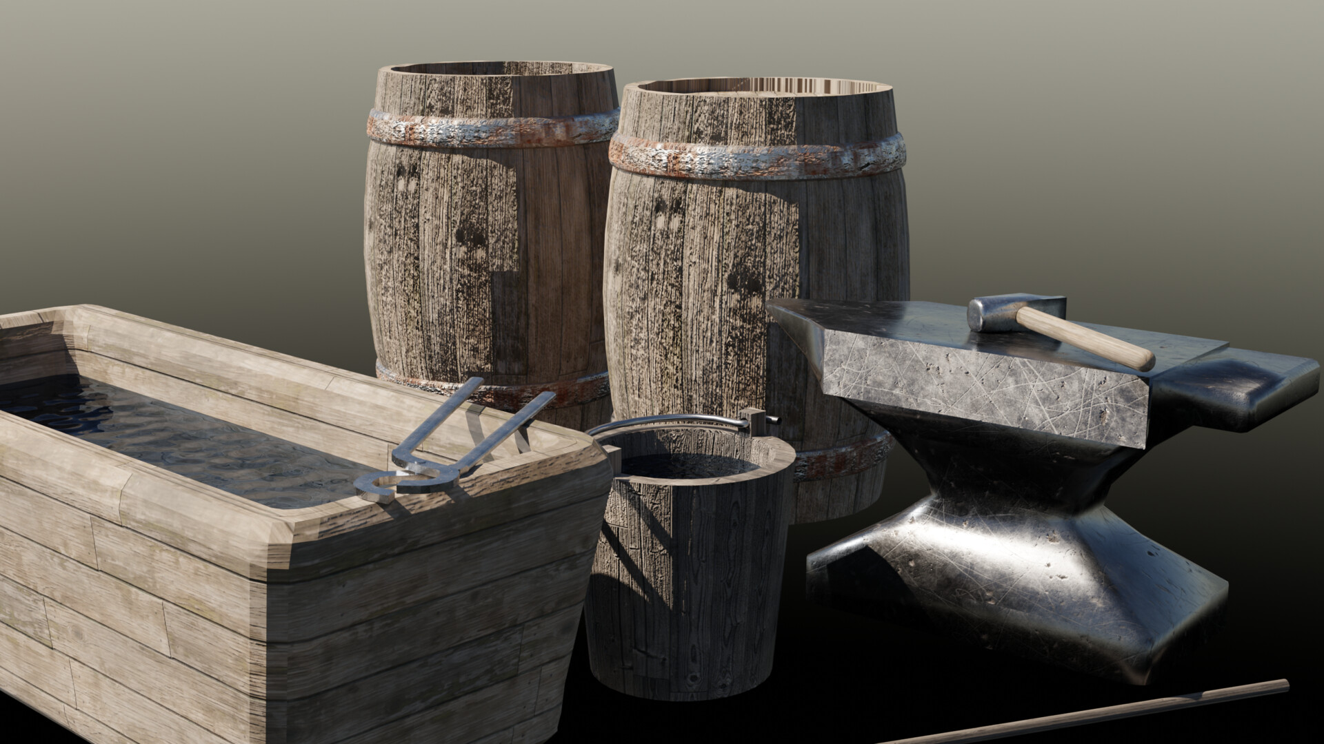 ArtStation - Blacksmith props