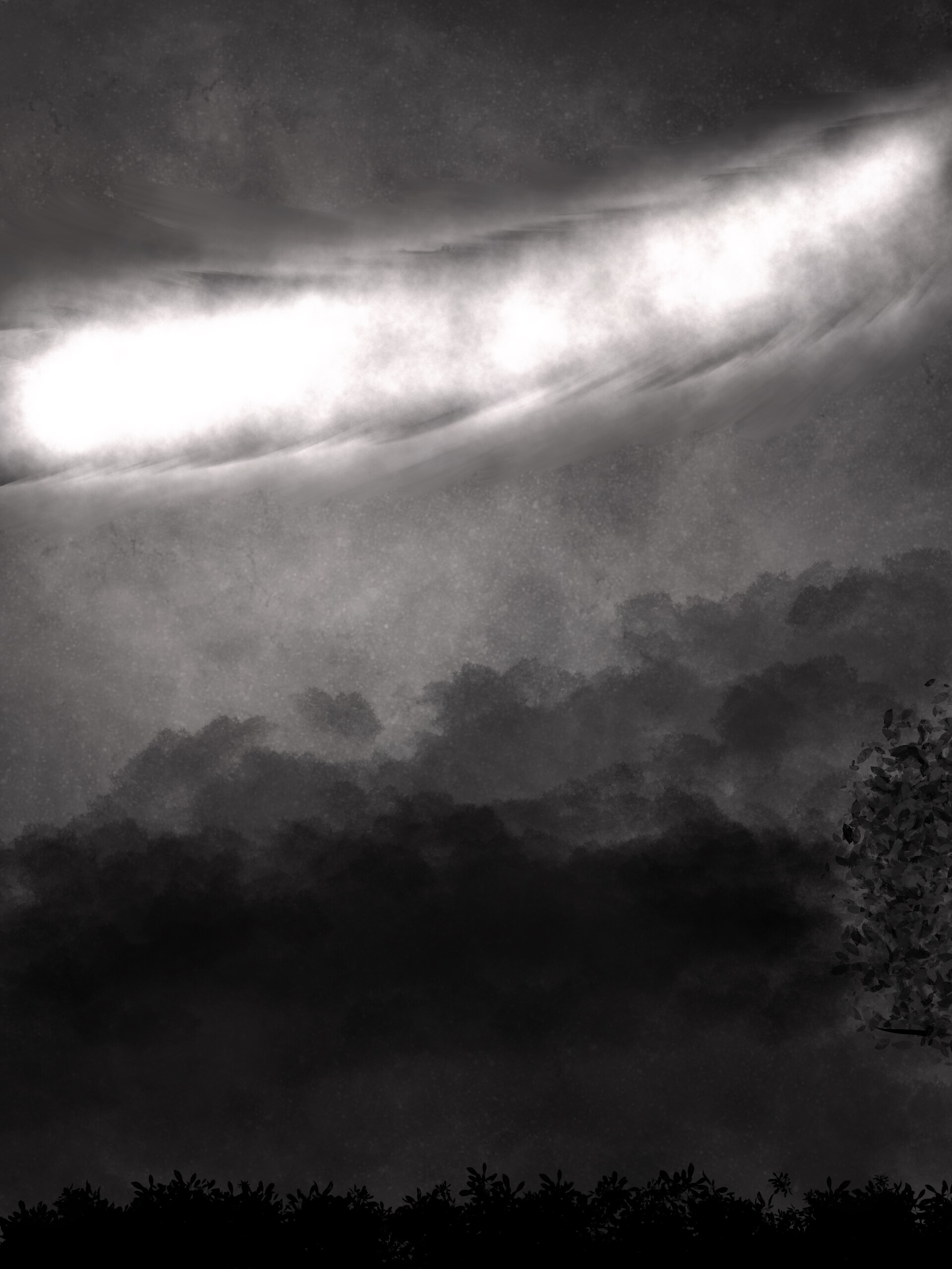 ArtStation - the great shatter in the sky