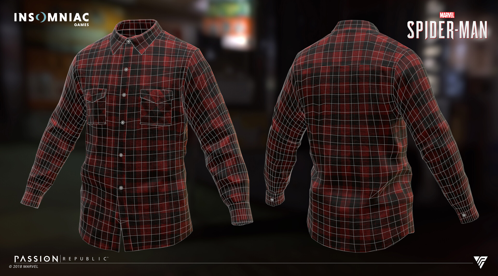 Yap ChekEr - [SPIDER-MAN] NPC Flannel Shirt