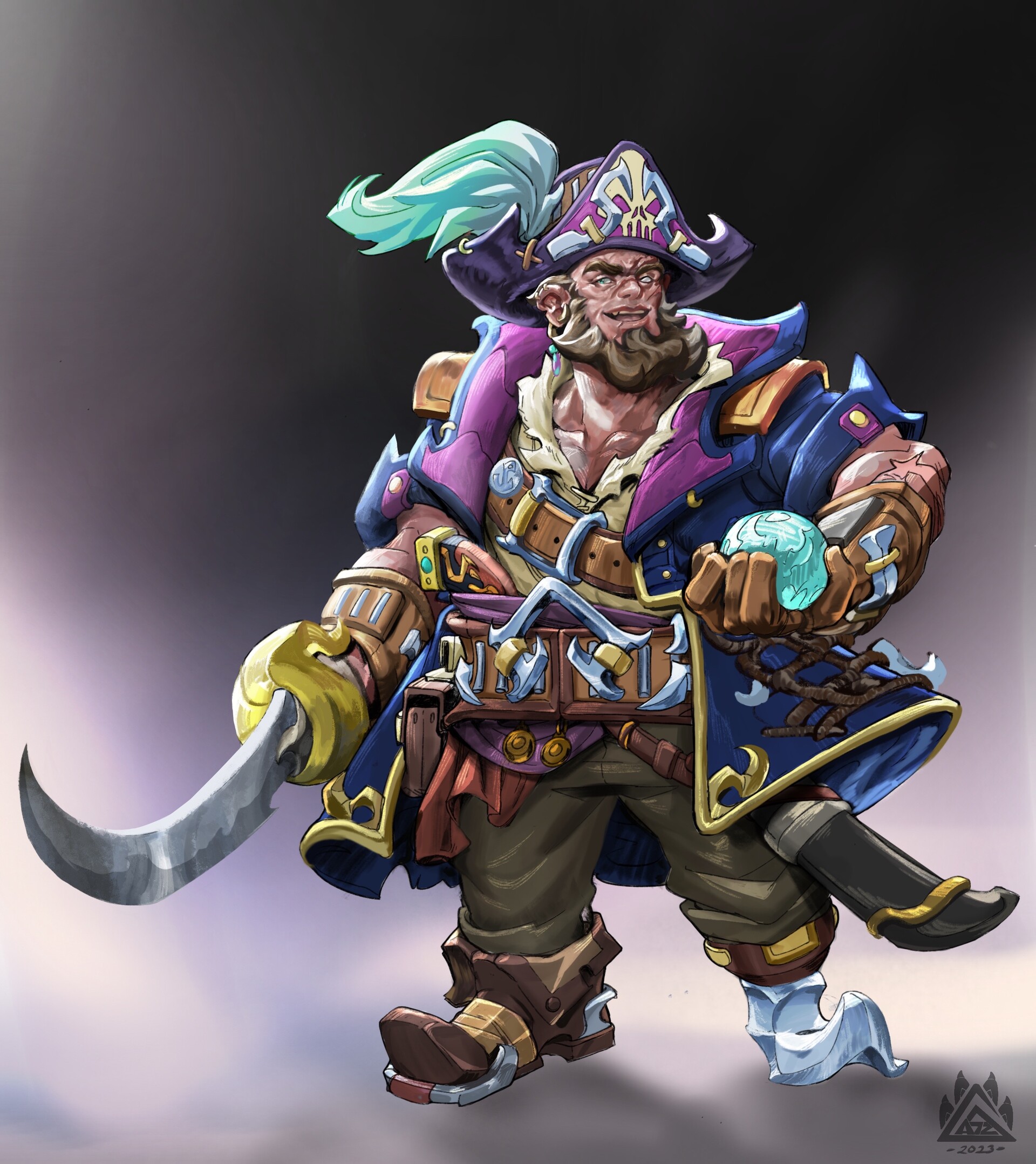 ArtStation - Captain Odd of Crooked Hooks