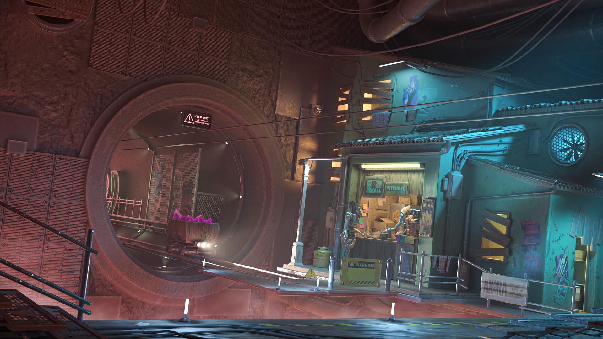 ArtStation - Underground train