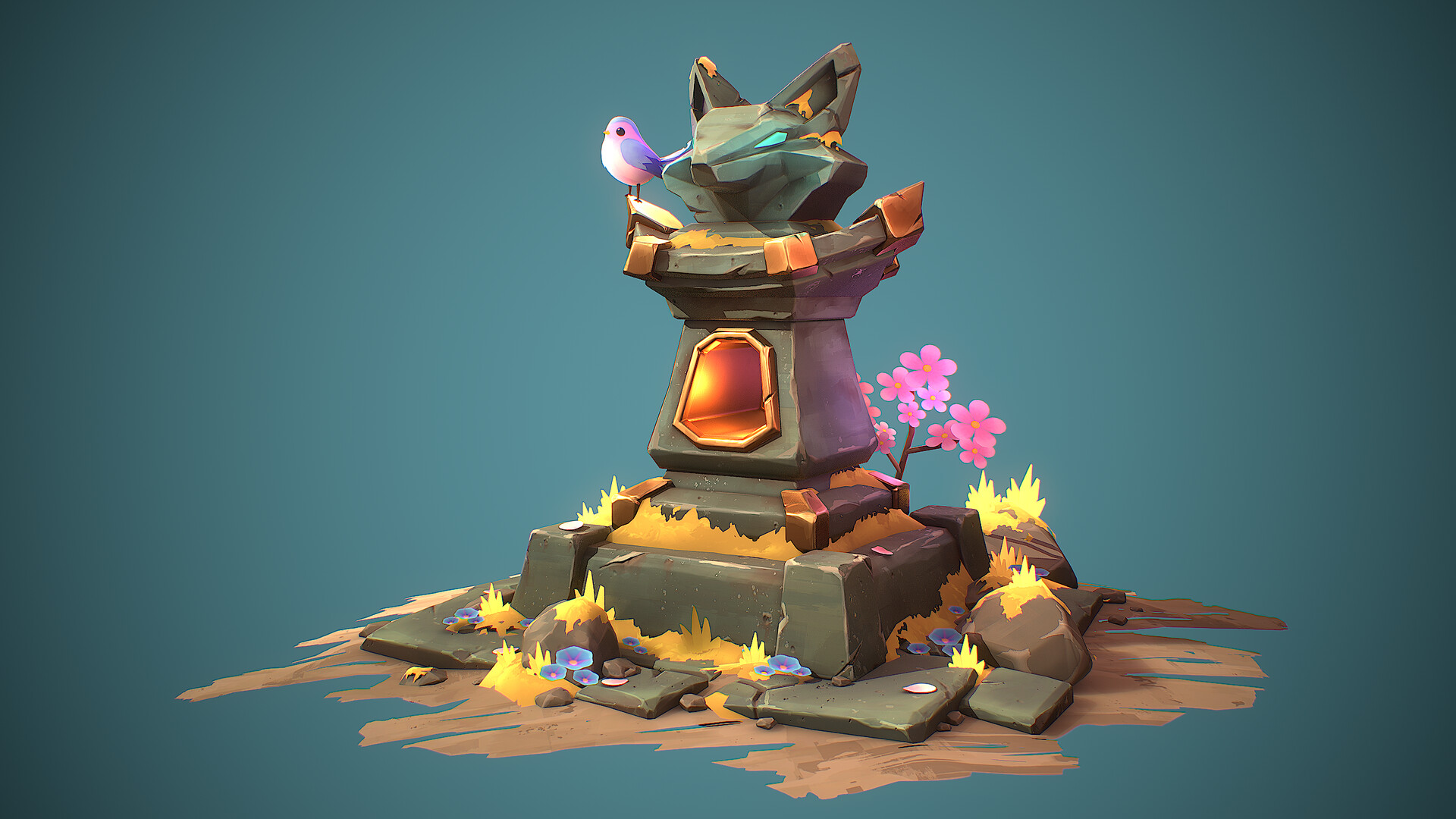 Felix Pietzsch - Stylized Fox Shrine