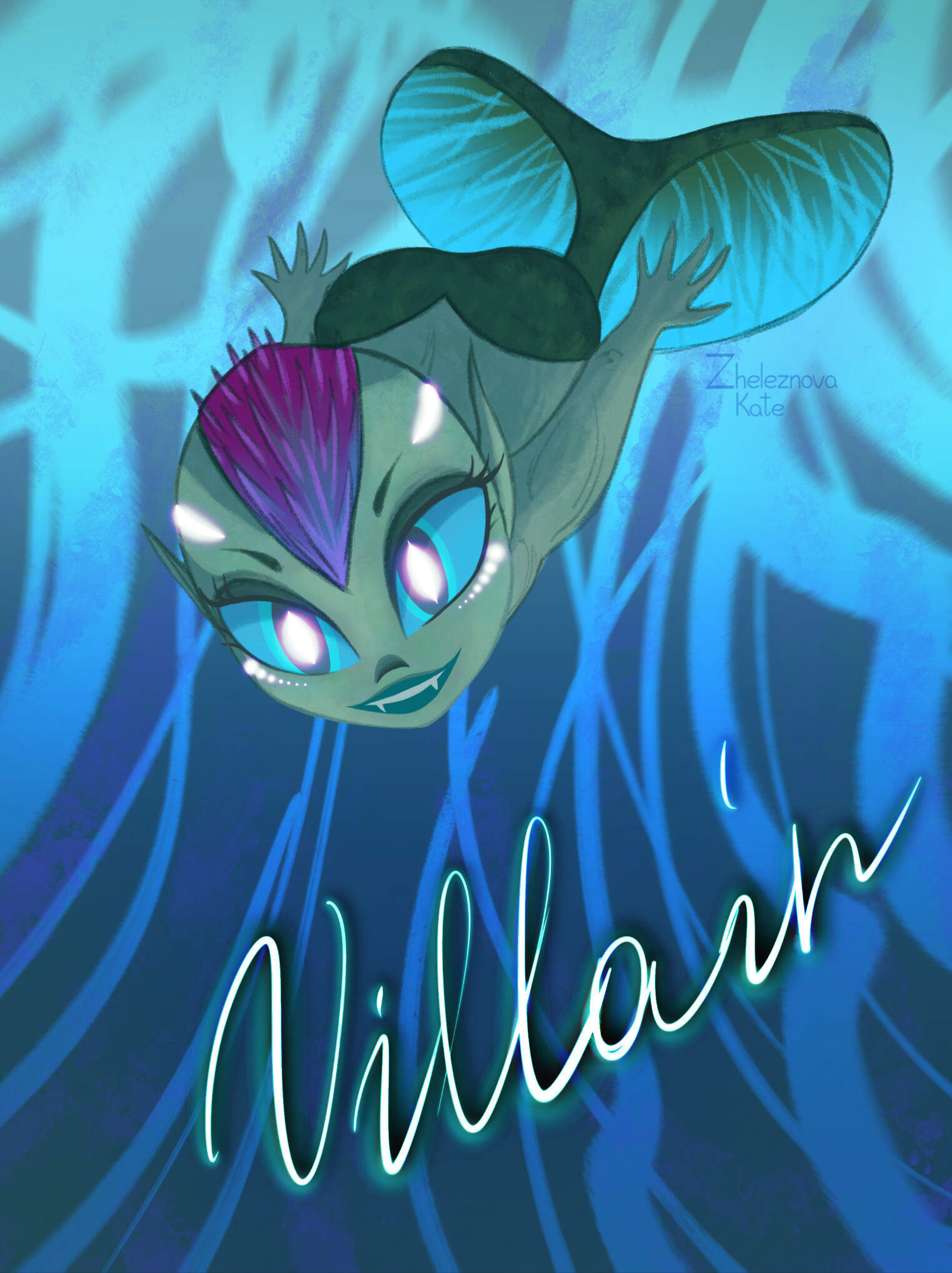 ArtStation - Villain mermaid