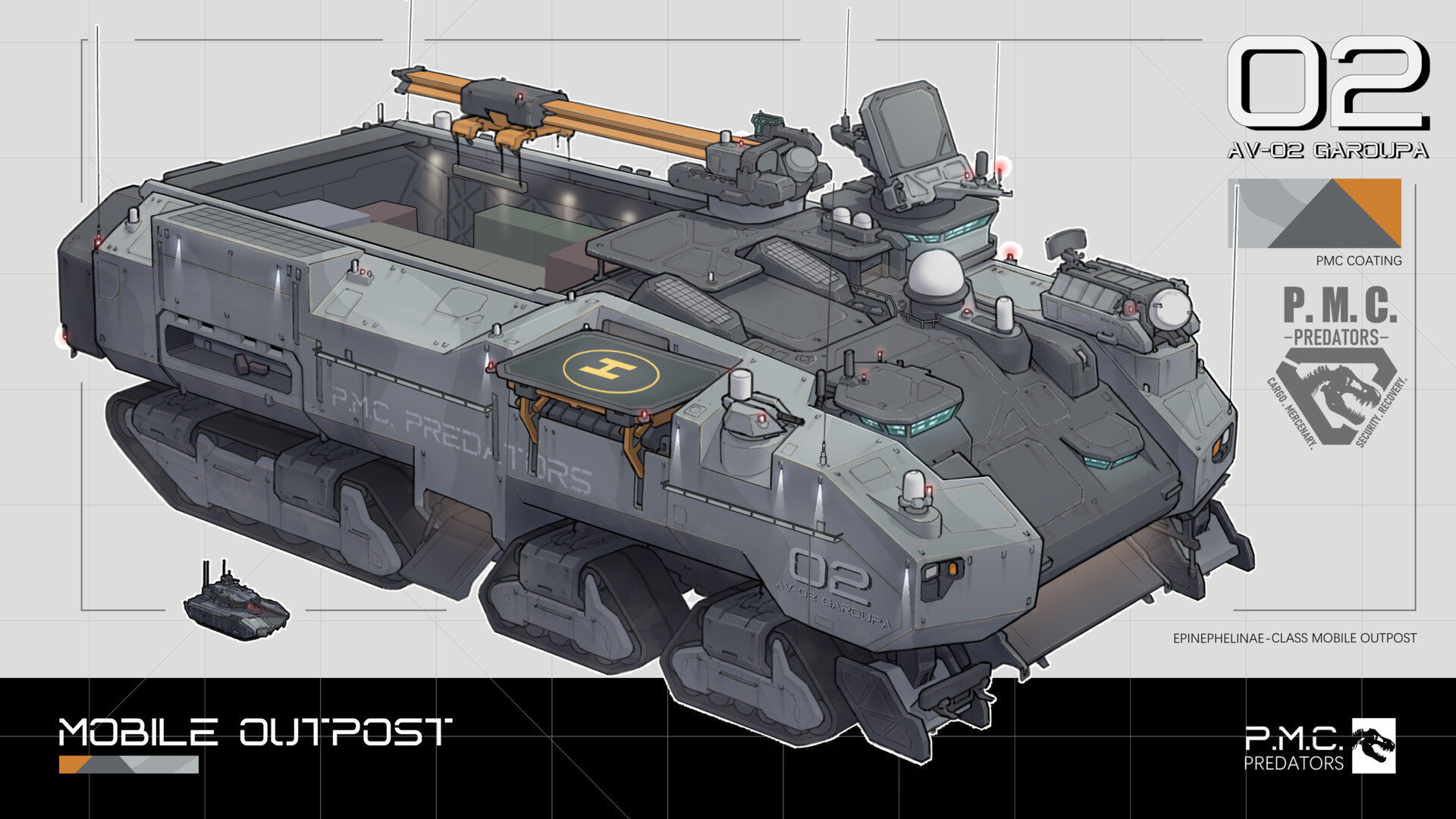ArtStation - MOBILE OUTPOST "GAROUPA"