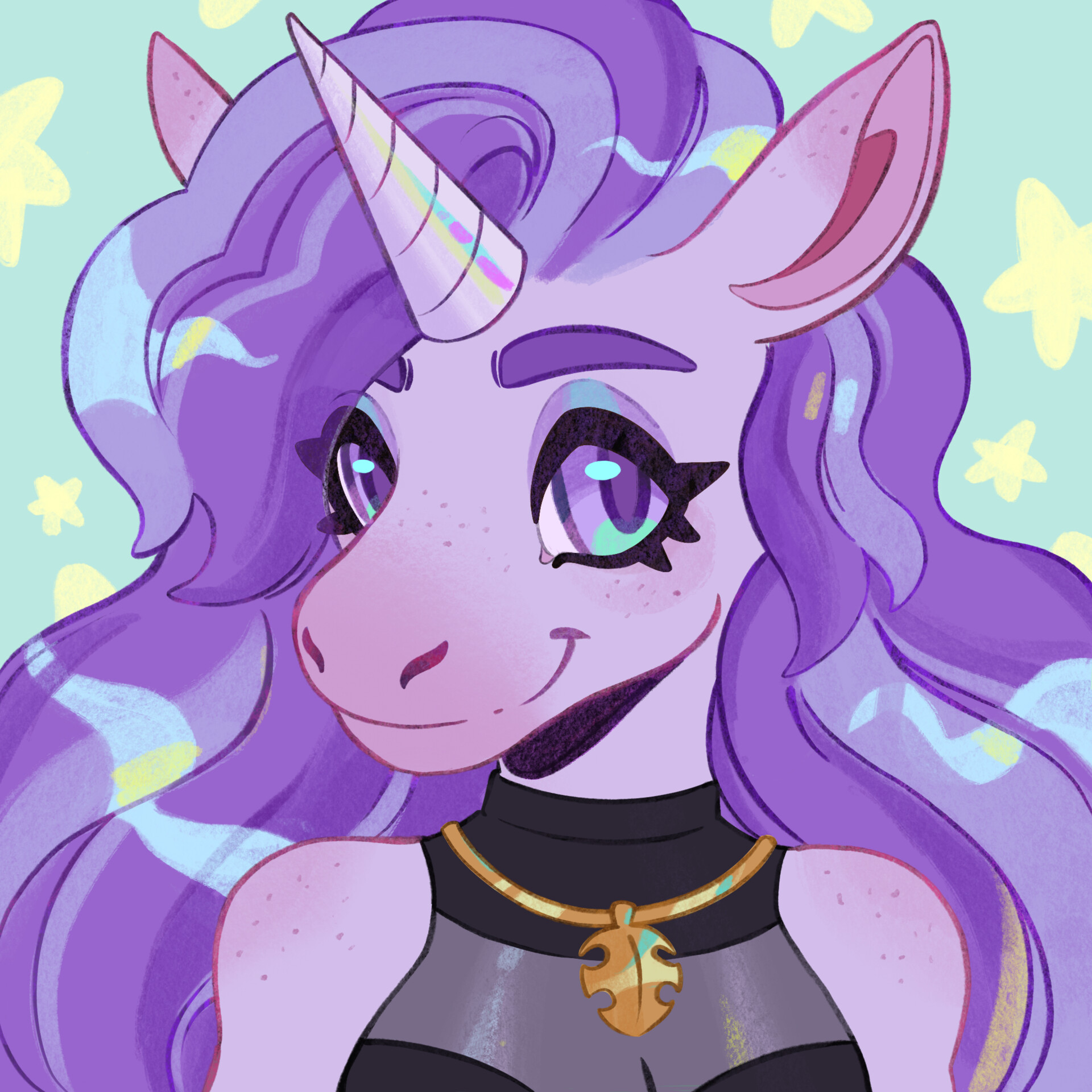 ArtStation - Unicorn portrait