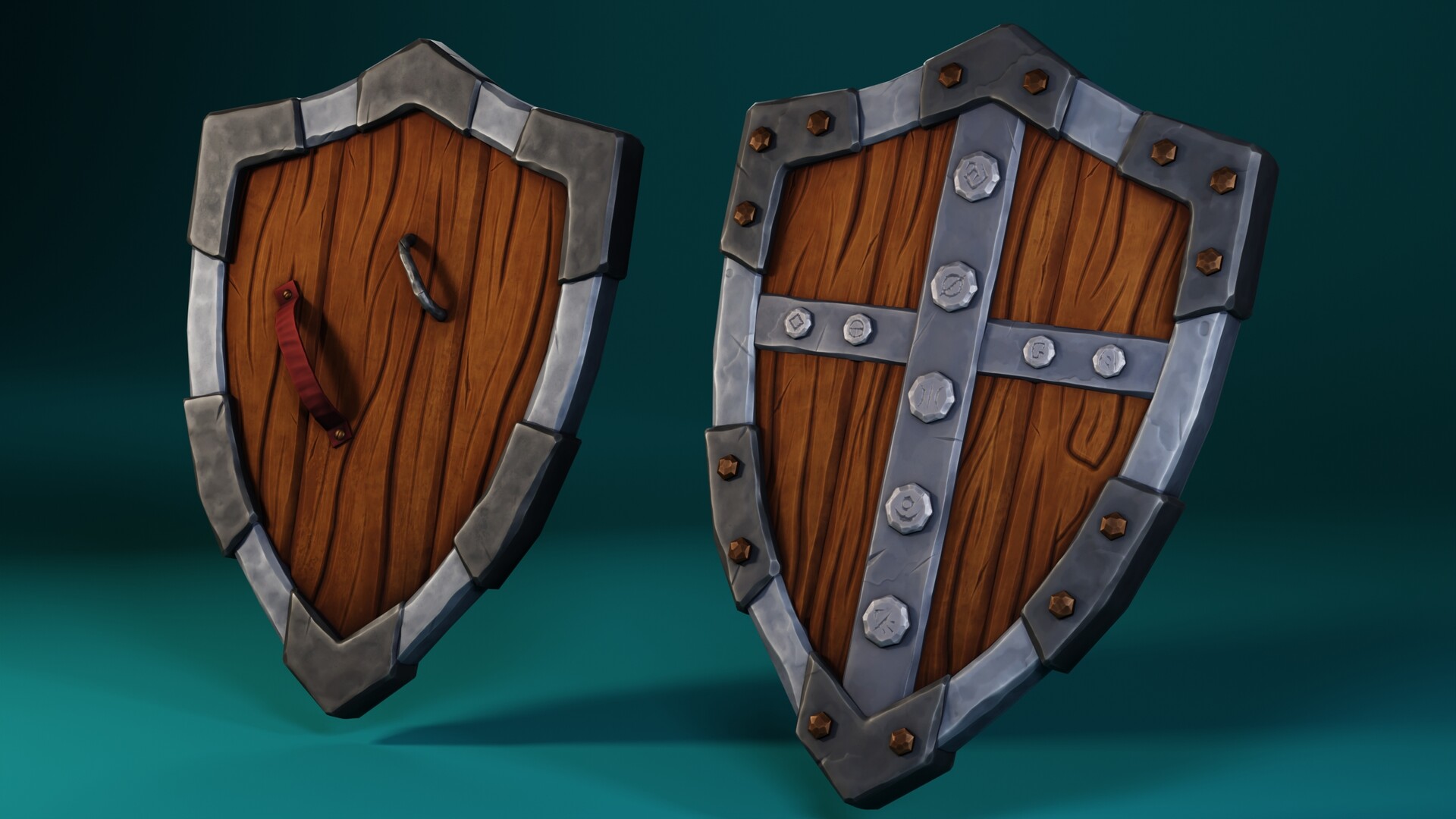 ArtStation - Stylized Shield
