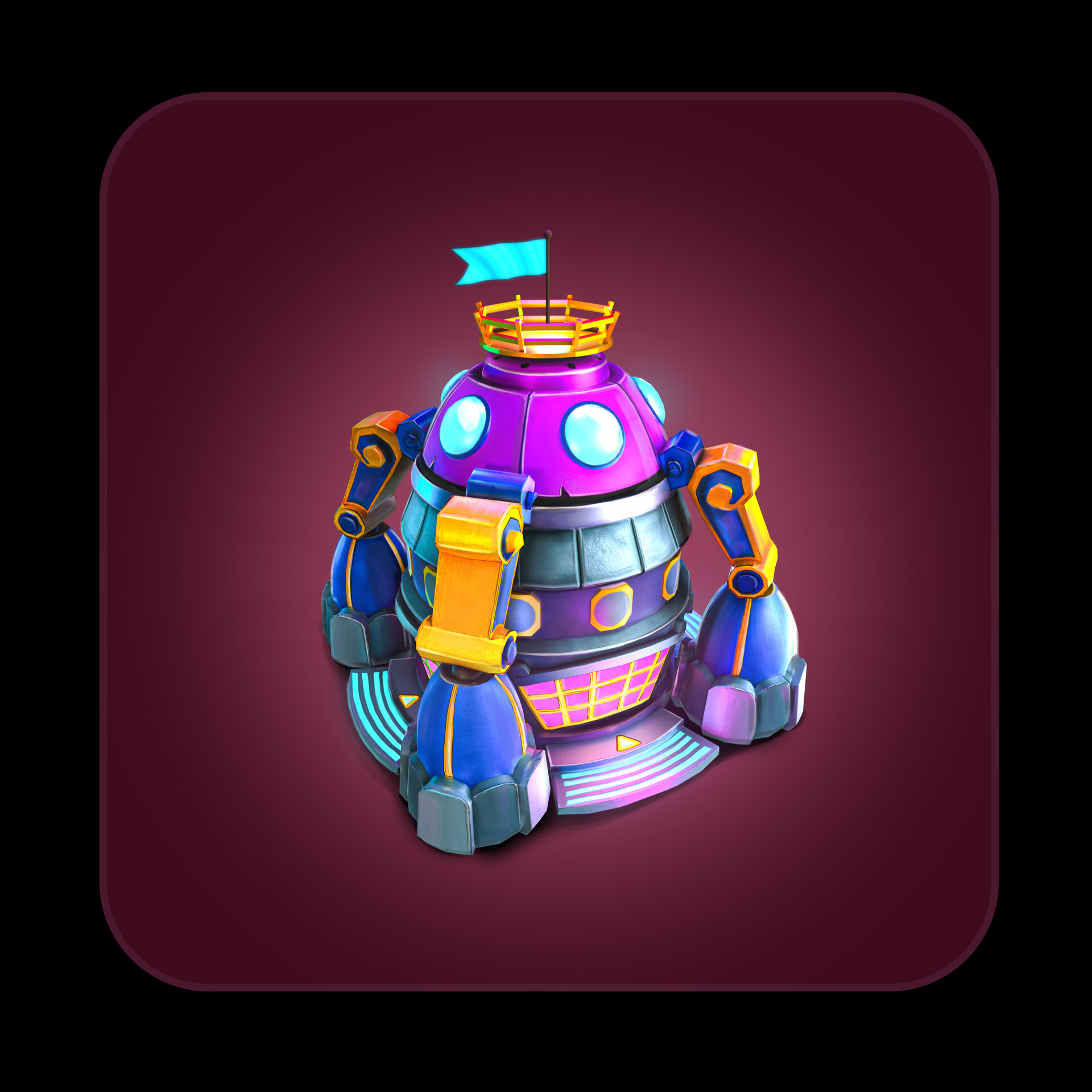 ArtStation - Town Hall - 3D Game Asset