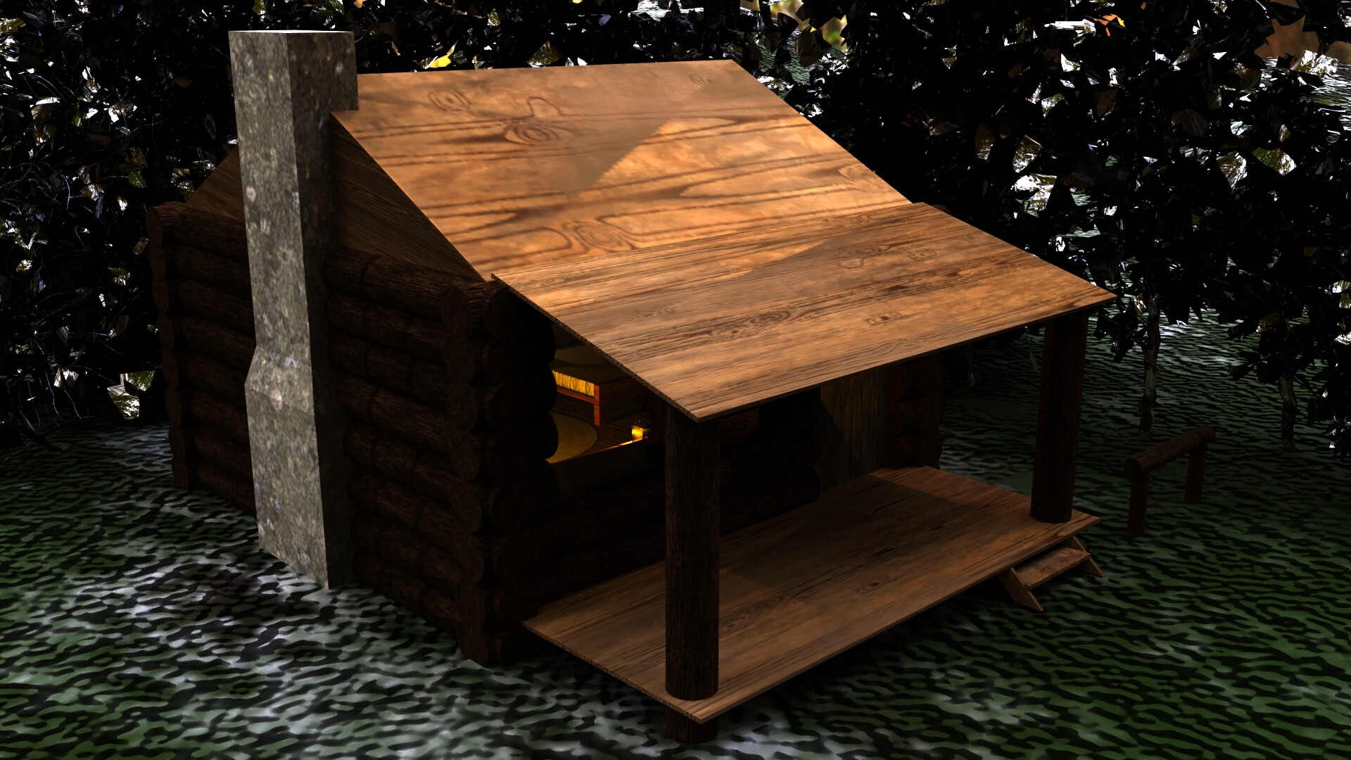 ArtStation - Cabin in the woods