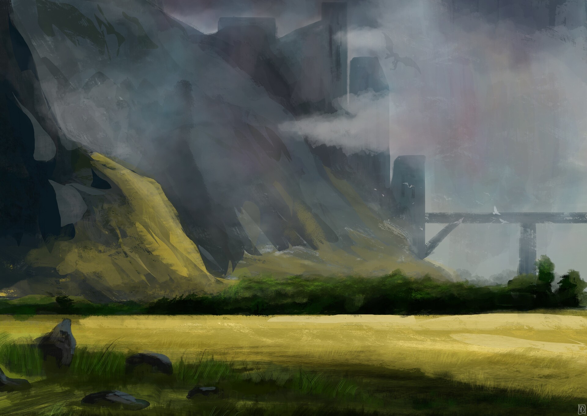 ArtStation - Dragon Castle