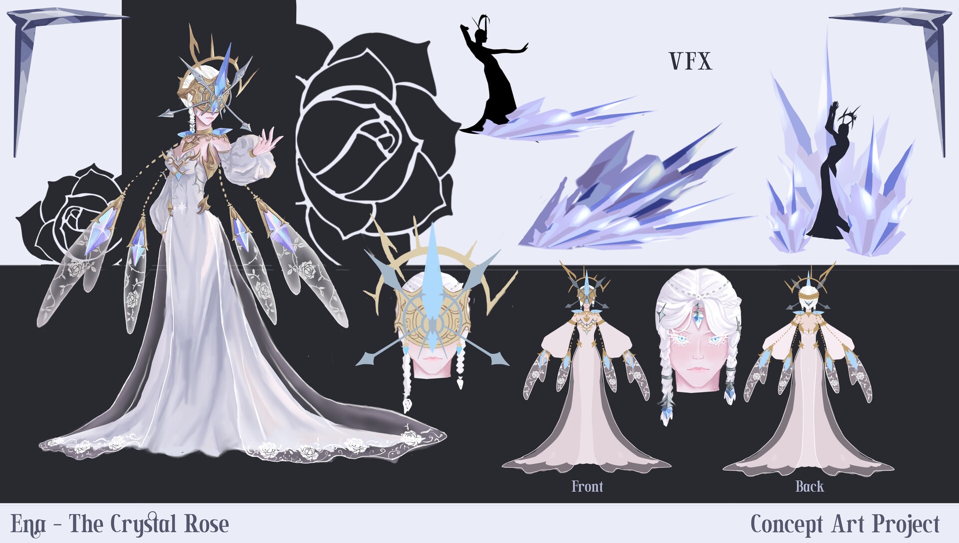 ArtStation - Ena the crystal rose