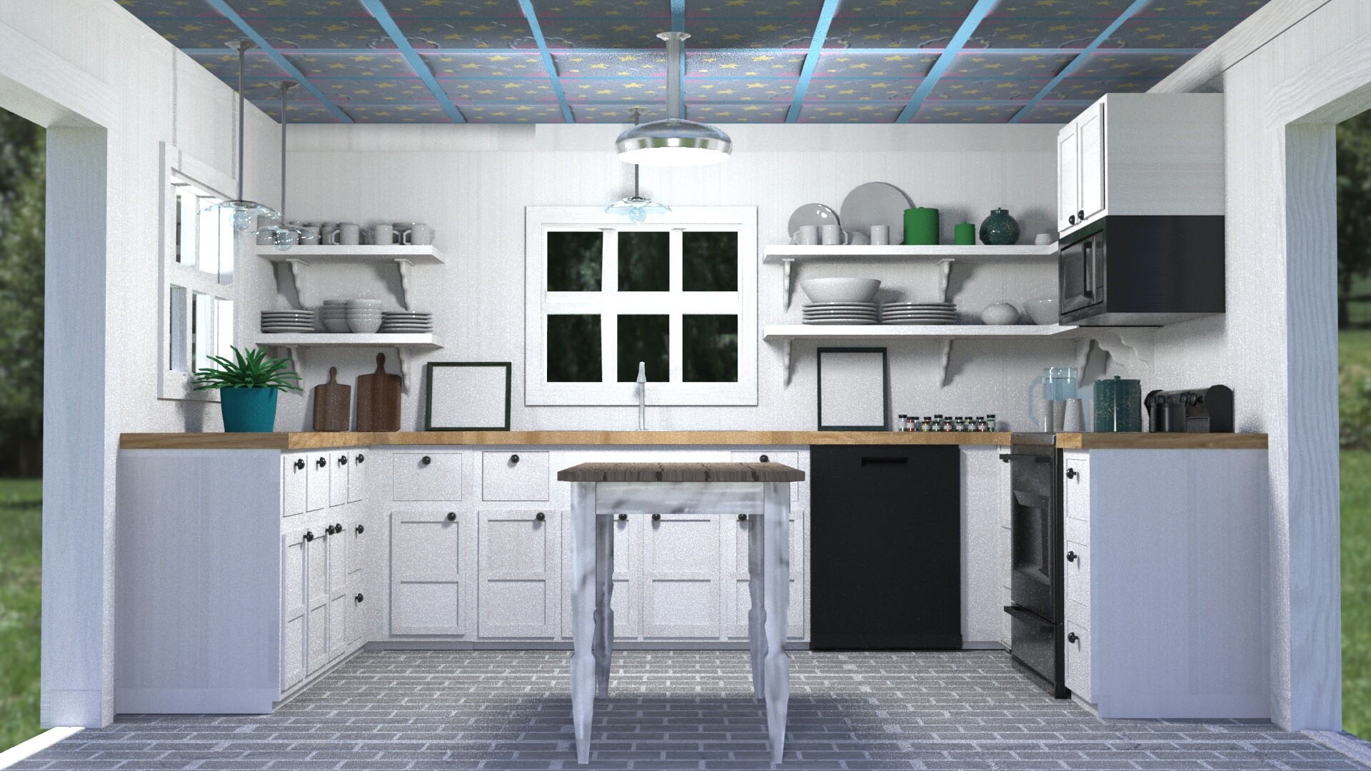 ArtStation - kitchen environment