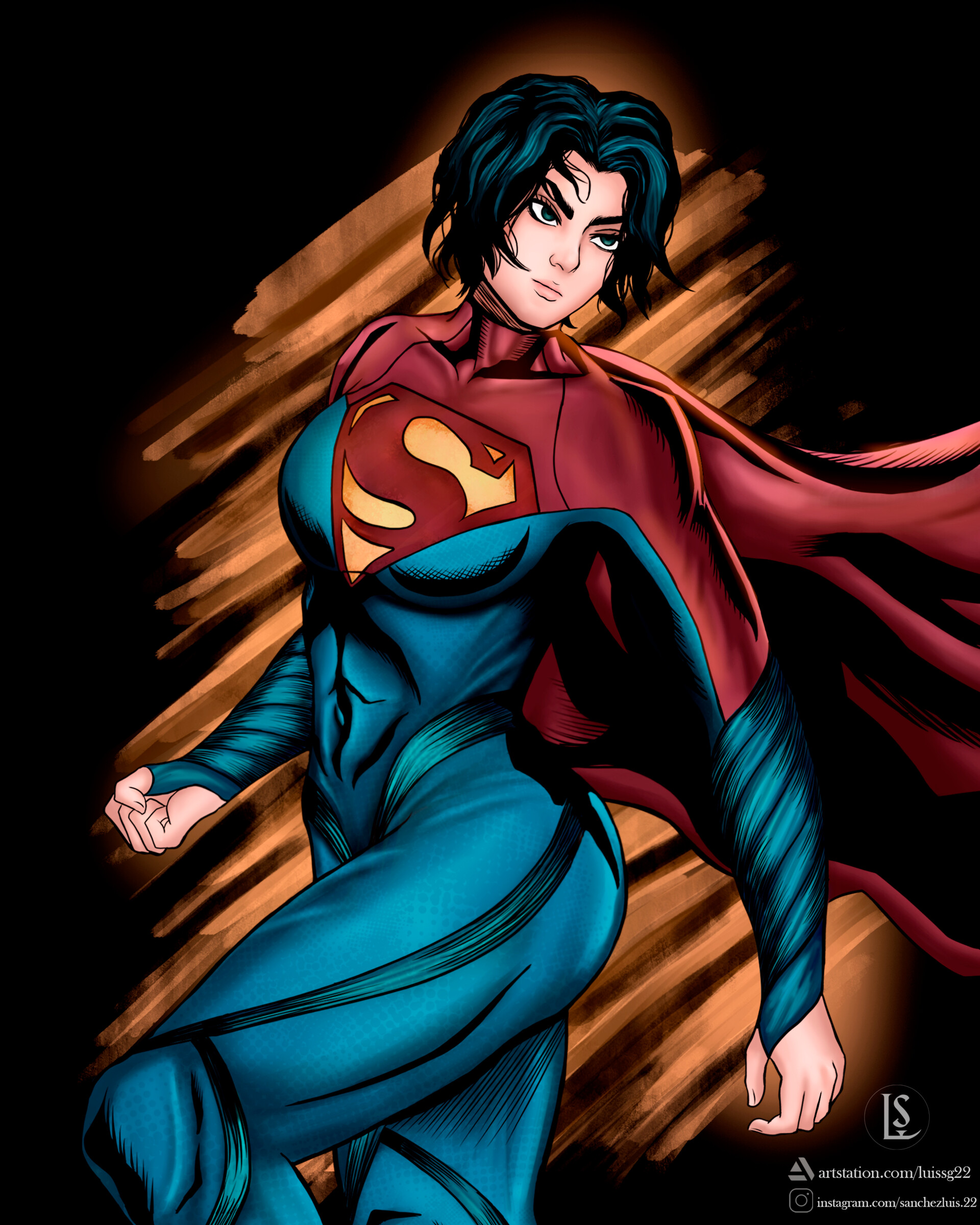 ArtStation - COMIC FANART SUPERGIRL