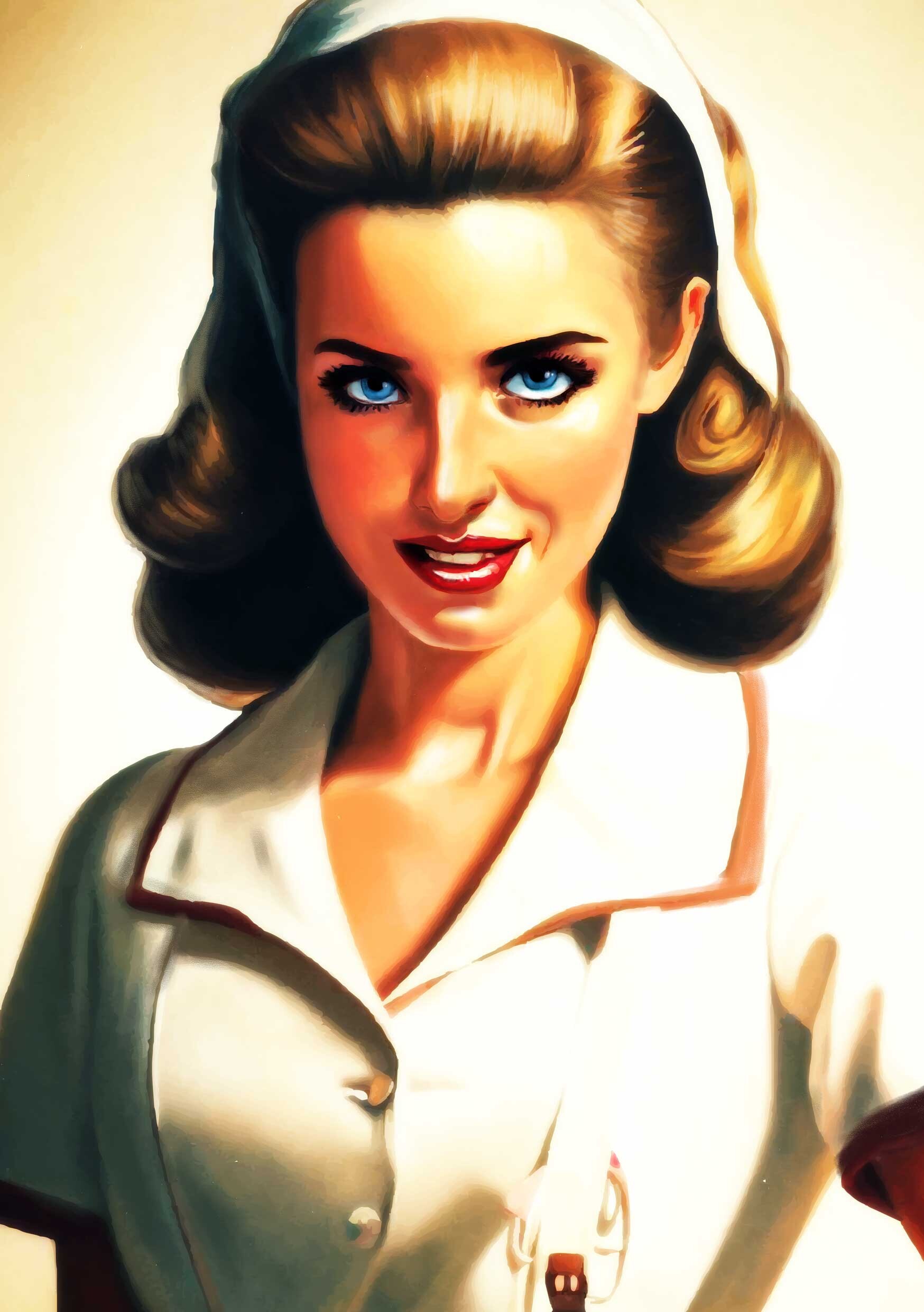 ArtStation - Vintage Nurse