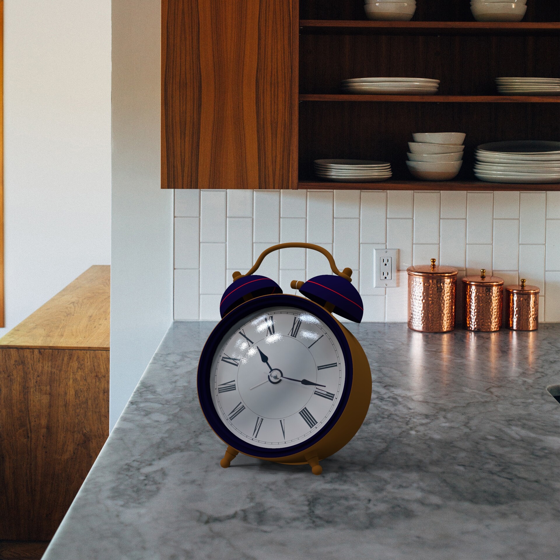 ArtStation - Analog Alarm Clock 3D prop