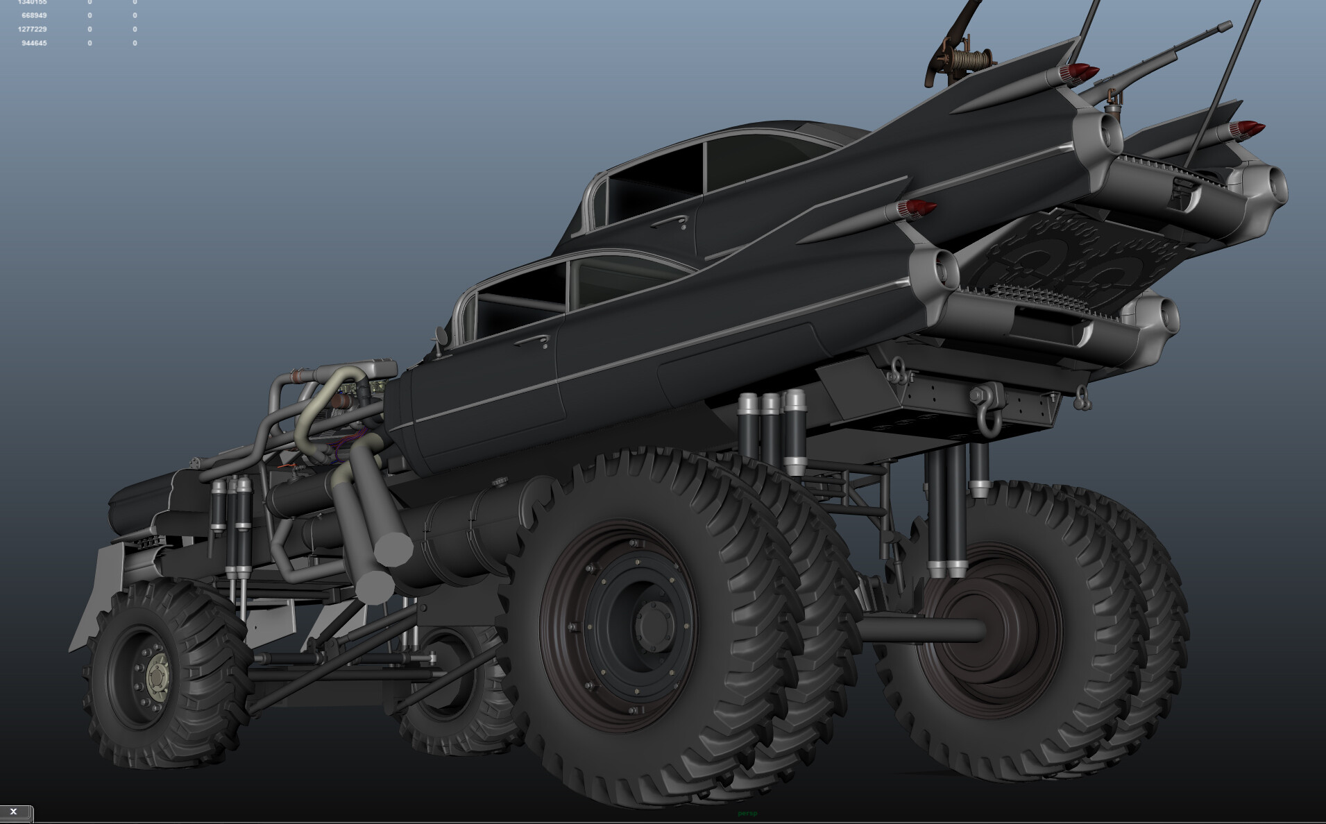 Andrea Sanna - Mad Max Fury Road fan Art - The Gigahorse