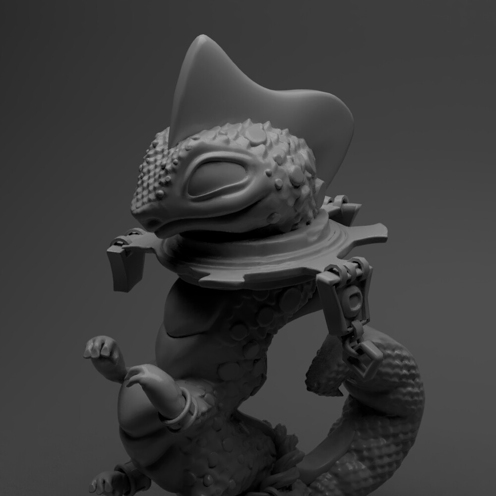 ArtStation - (2023) 3D Stylized Enemy for a Adventure Videogame