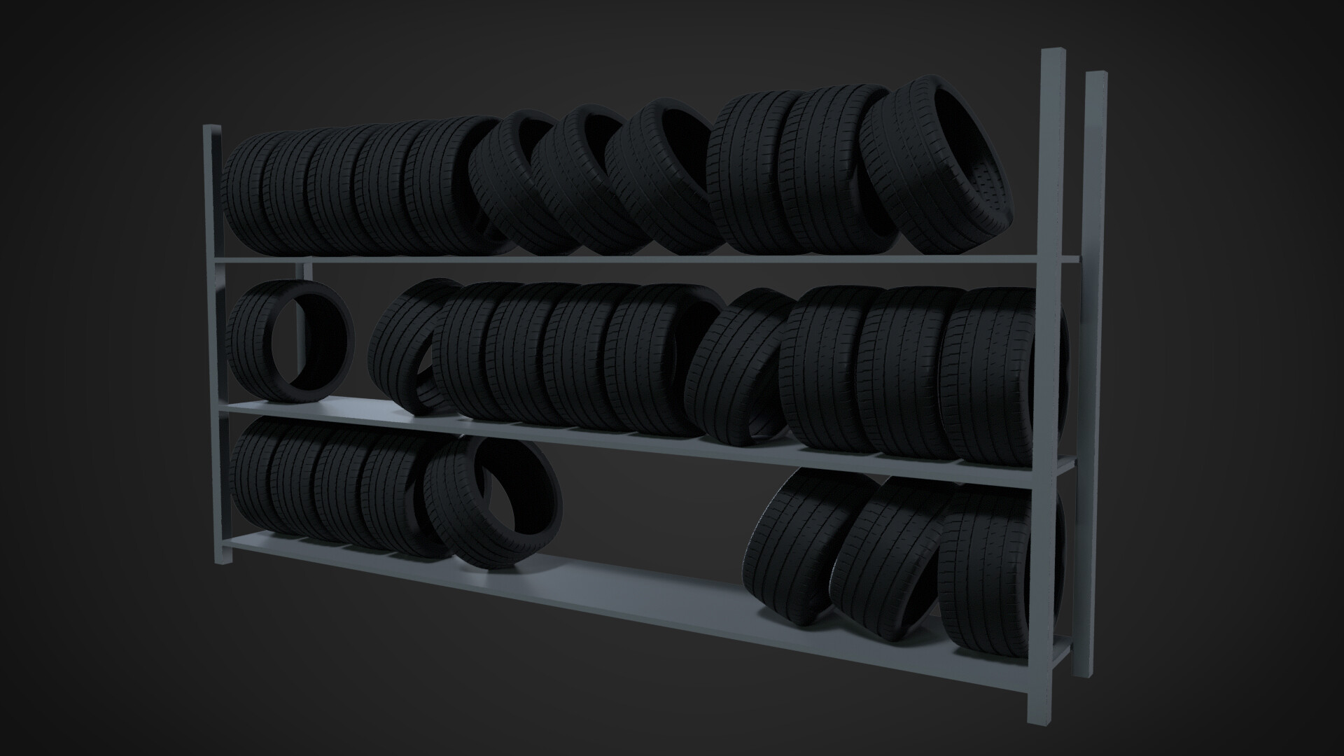ArtStation - Tyre Rack