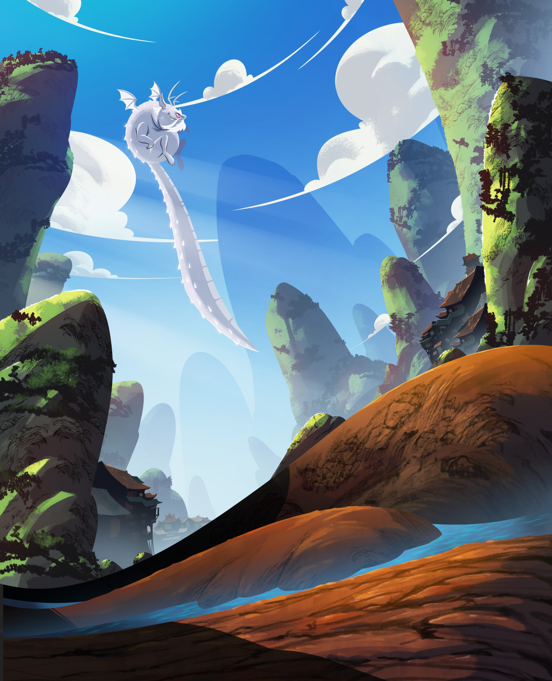 ArtStation - The Pearl Dragon